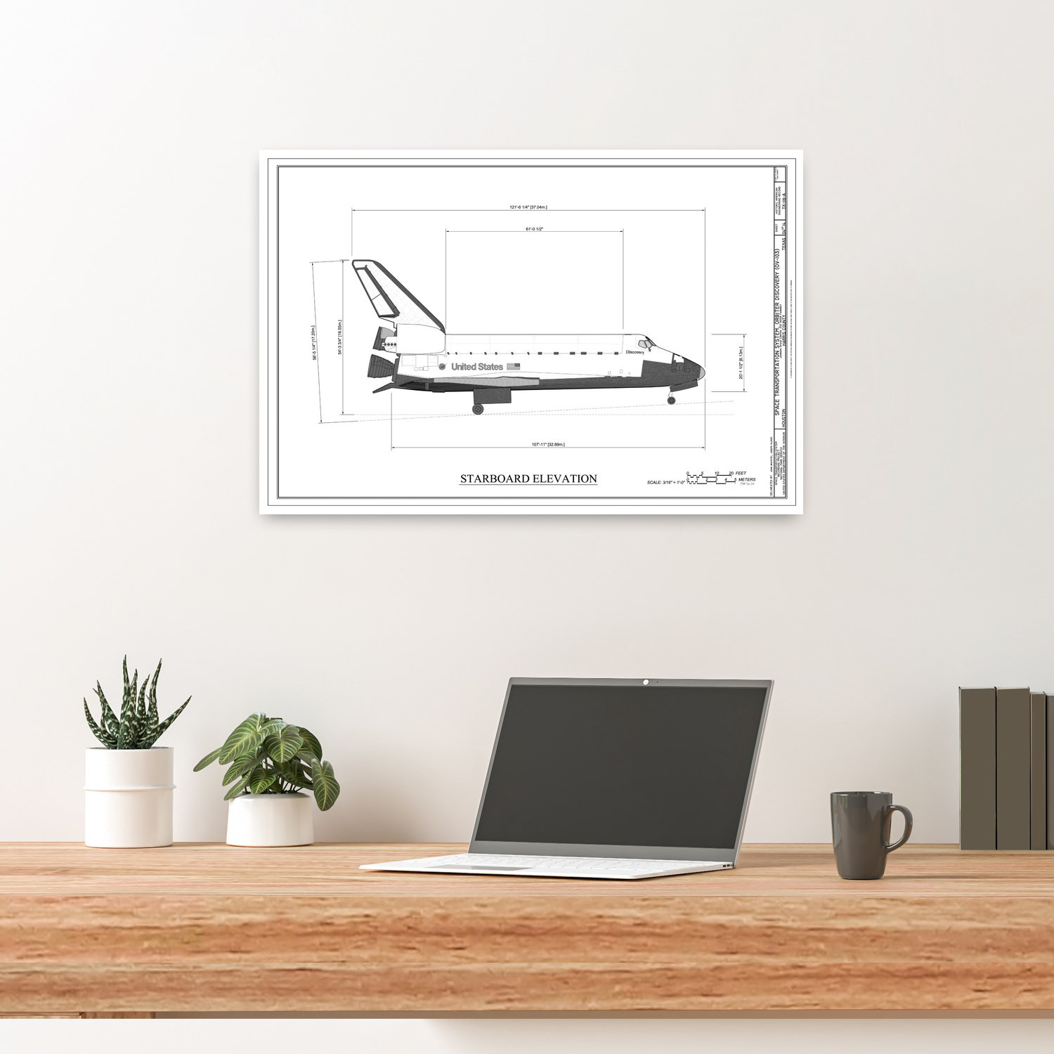 Latitude Run® Discovery Starboard Elevation Abstract Contemporary Art ...