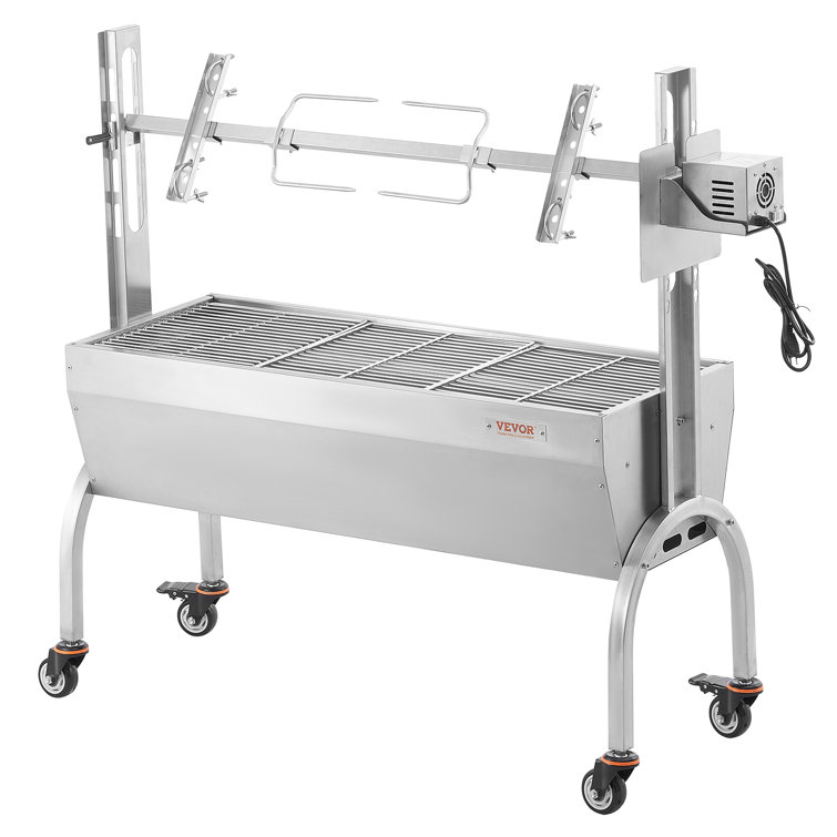 VEVOR Roaster Spit Rotisserie BBQ Grill Pig Lamb Chicken Roaster 52W ...