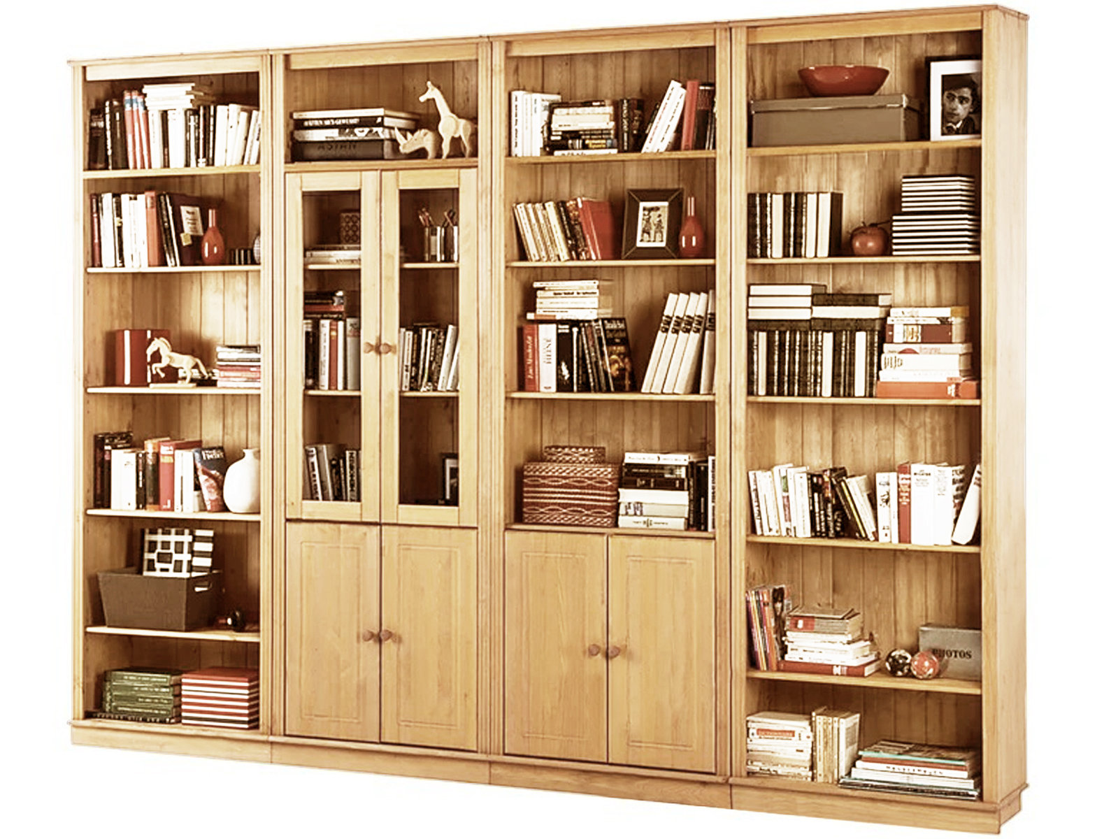 Union Rustic Fieldway 223cm H x 370cm W Bookcase | Wayfair.ie