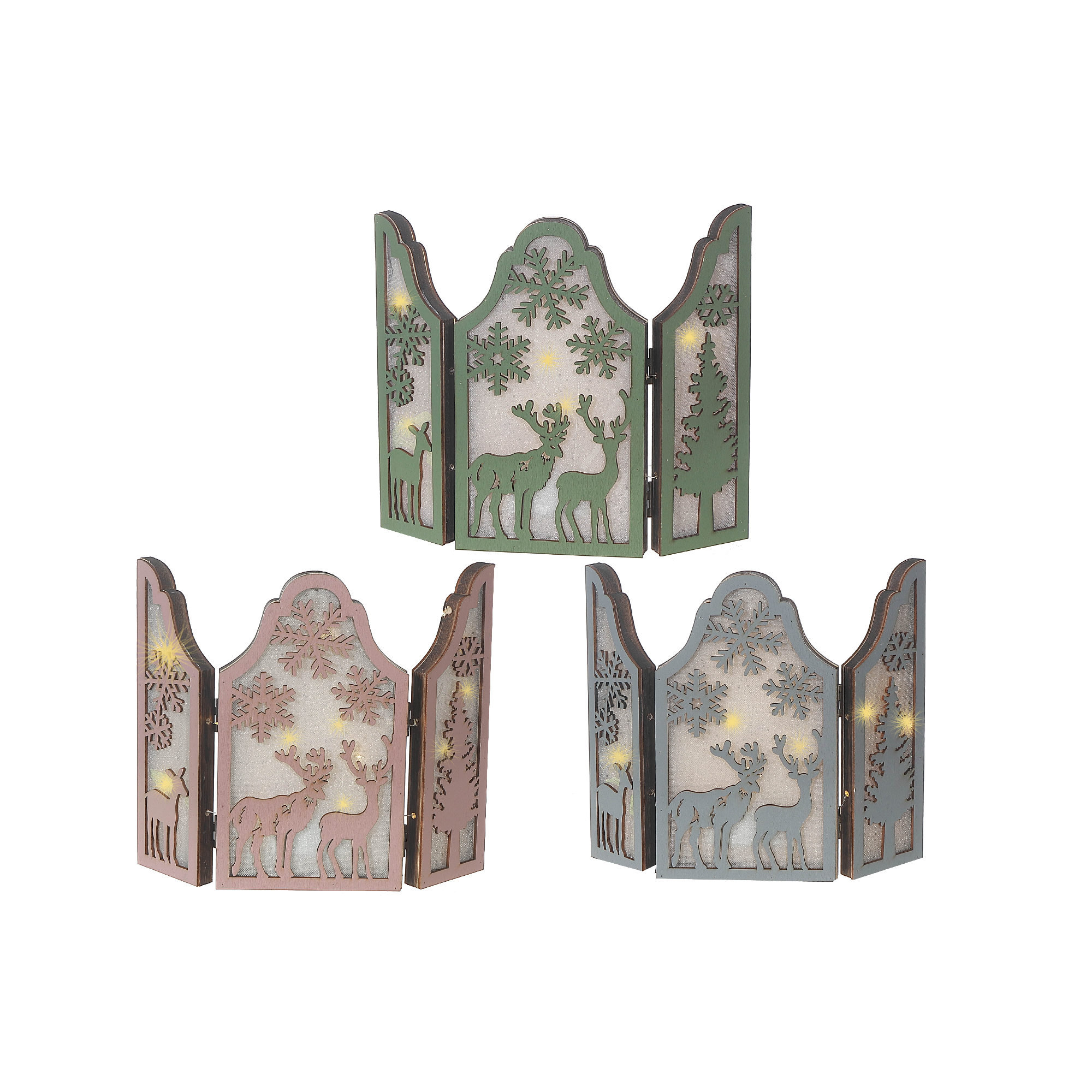 iH casadécor Led Table Top Screen - Set Of 3 | Wayfair