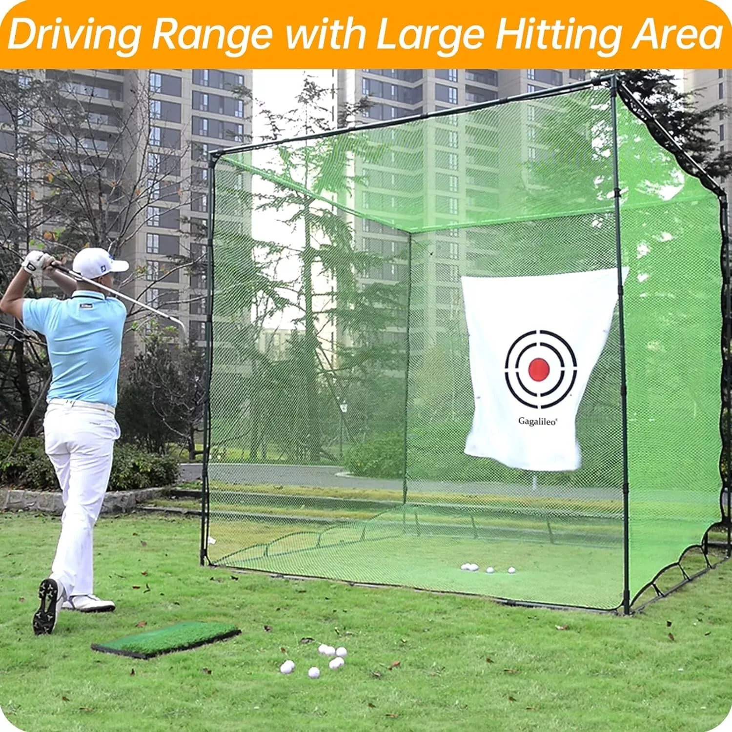 Kapler Galileo Golf Practise Hitting Nets For Backyard Driving Indoor ...