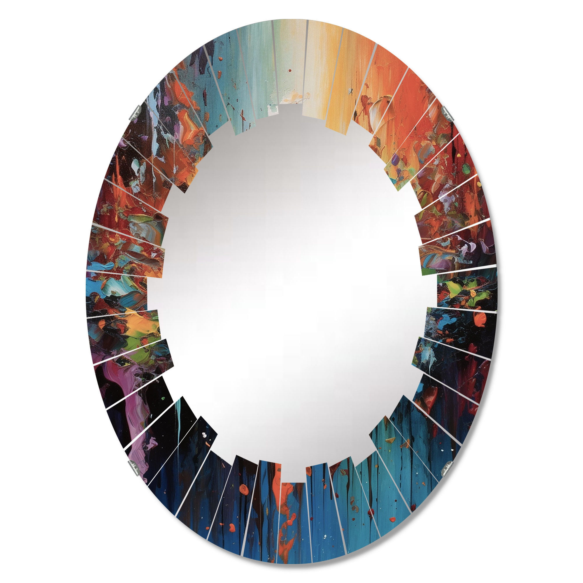 East Urban Home Waheedah Oval Wall Mirror | Wayfair