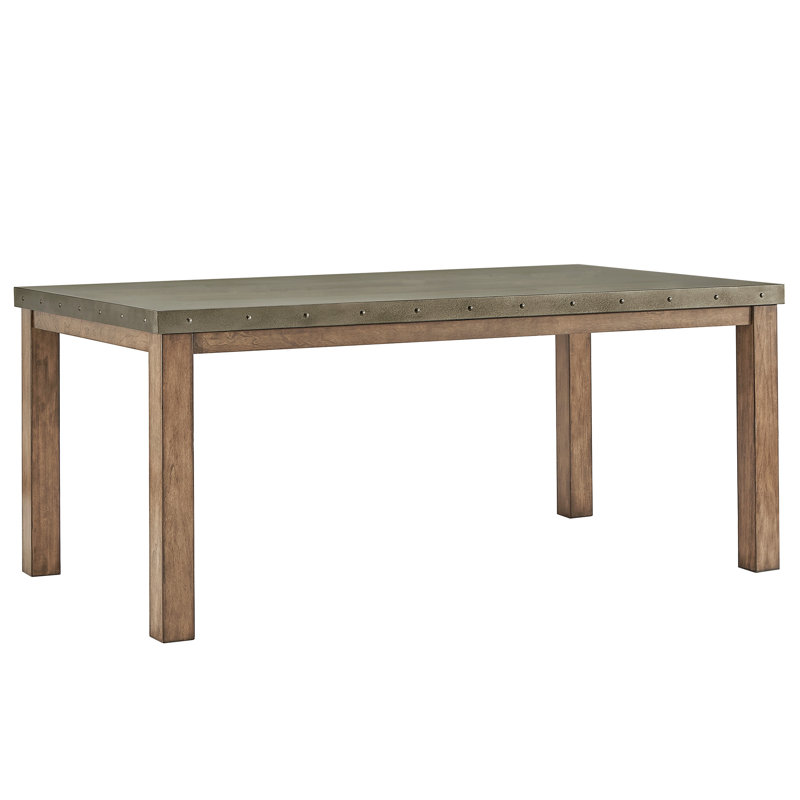 Laurel Foundry Modern Farmhouse Metal Top Dining Table & Reviews | Wayfair