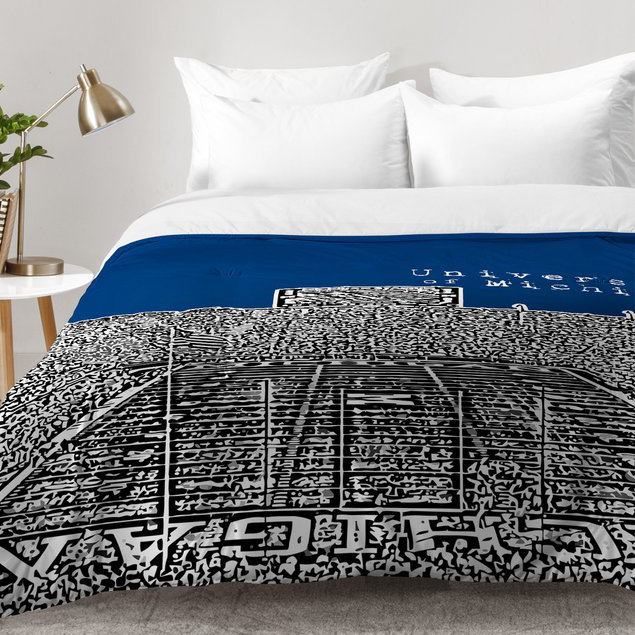 Deny Designs University Of Michigan Comforter Set | Wayfair