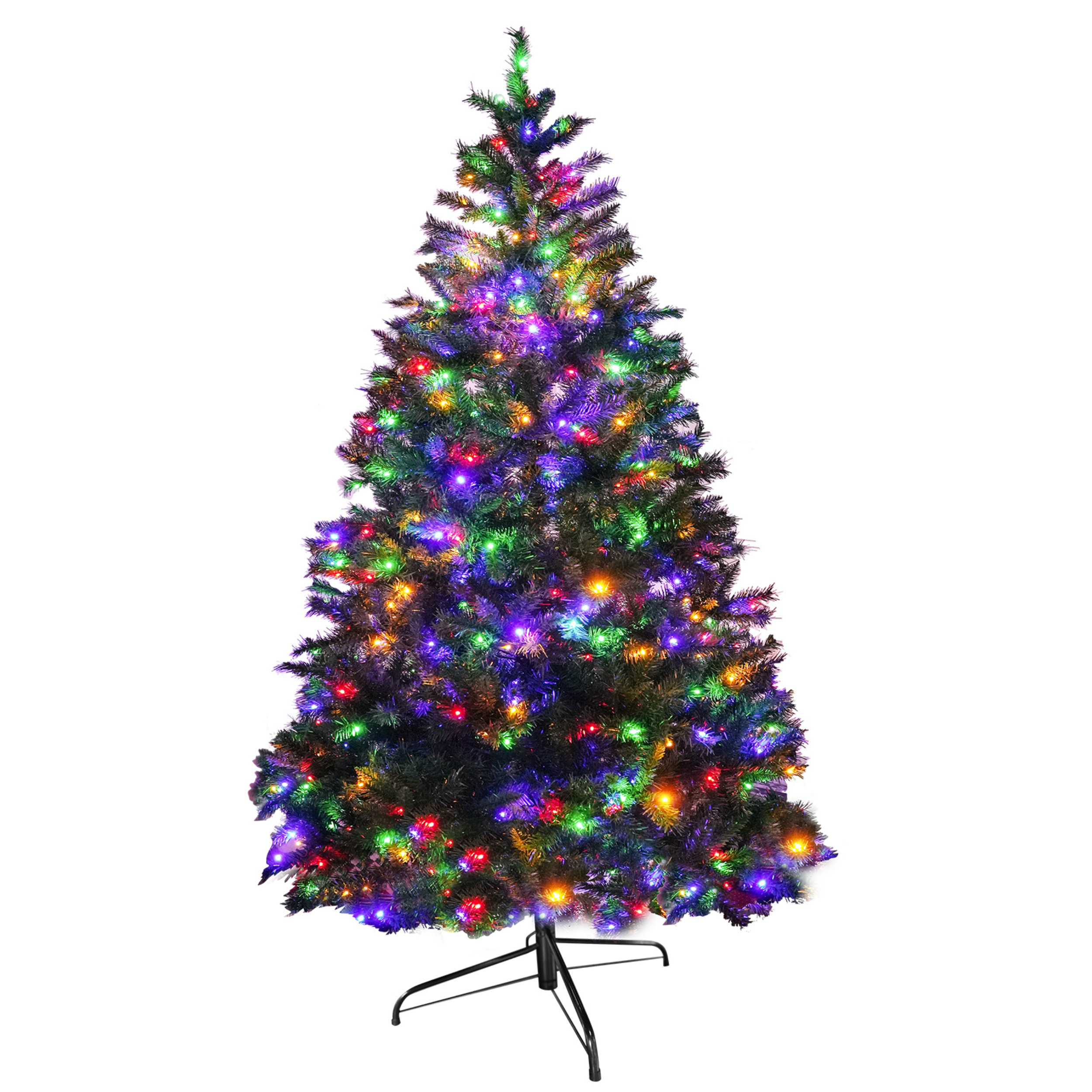 The Holiday Aisle® Riva 6'/7' Pre-lit Lighted Artificial Christmas Tree ...