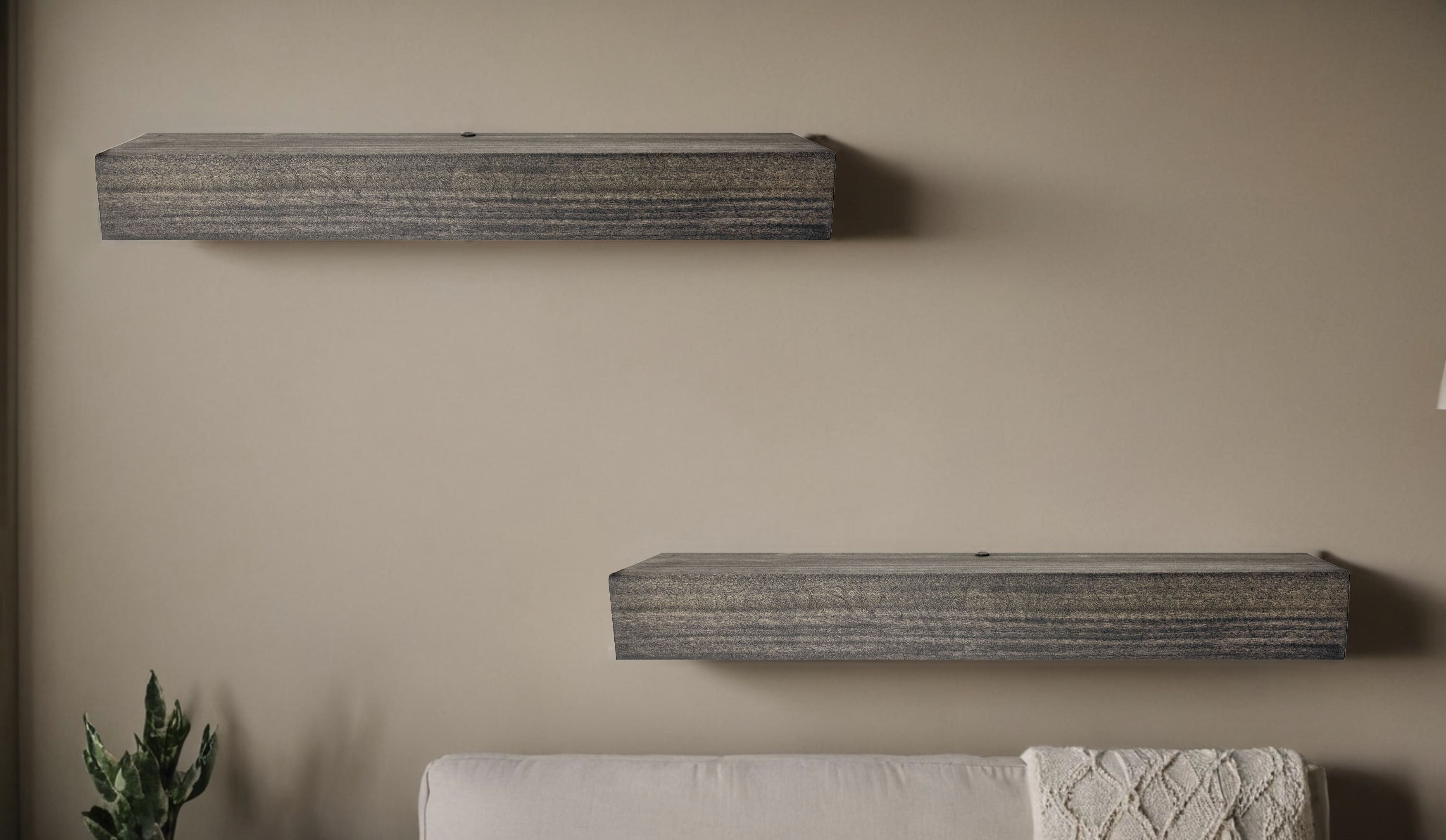 Loon Peak Poplar Floating Shelves - Wayfair Canada