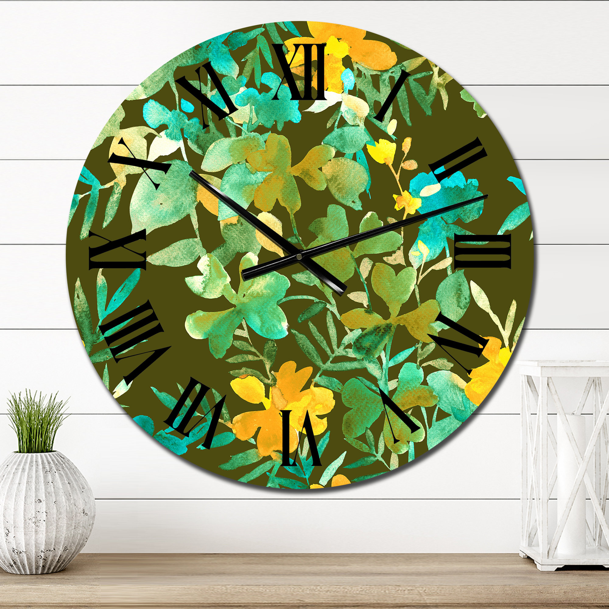 East Urban Home Oversized Millie-Louise Wall Clock | Wayfair