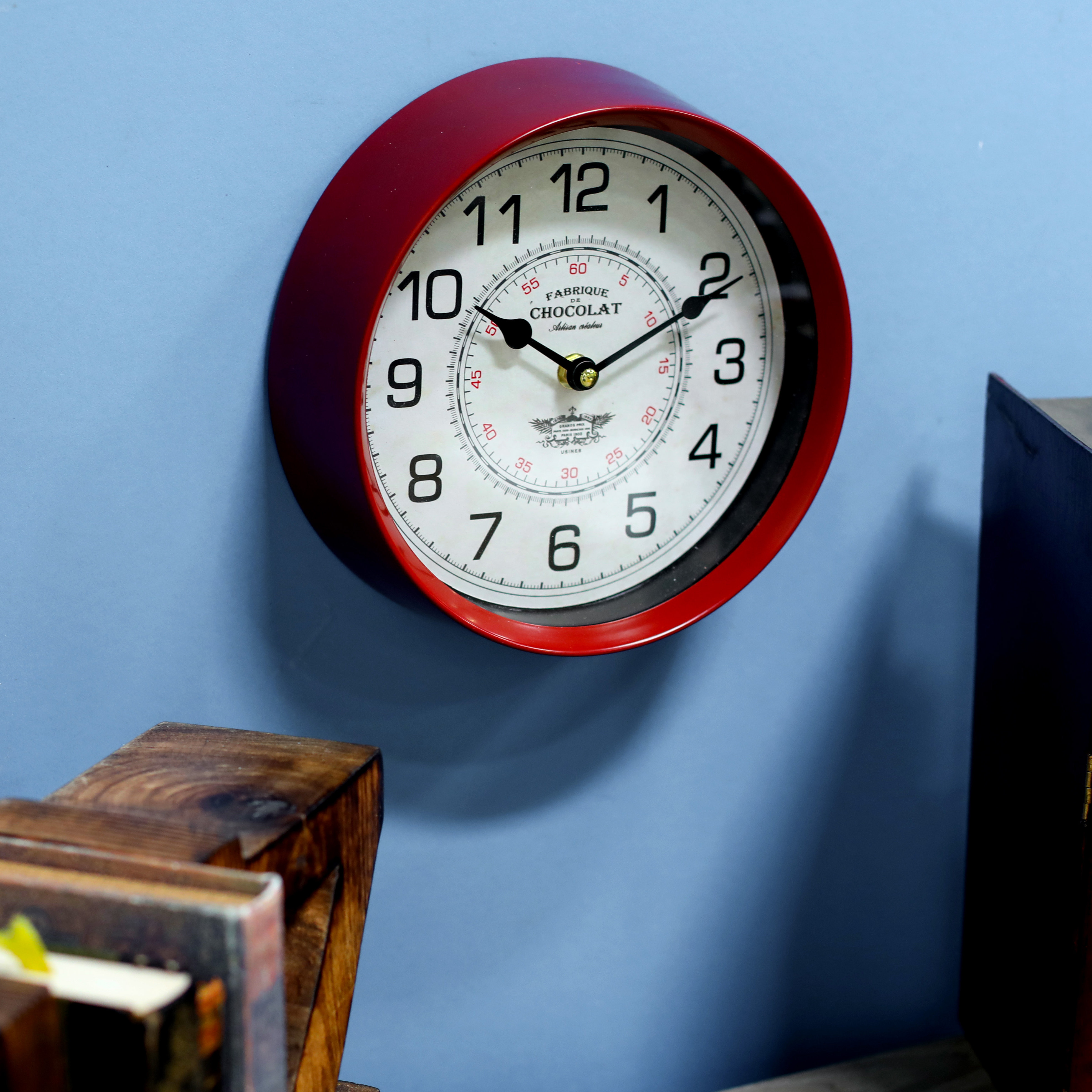 Astoria Grand Fia Modern Round Fabric 14" Wall Clock & Reviews | Wayfair