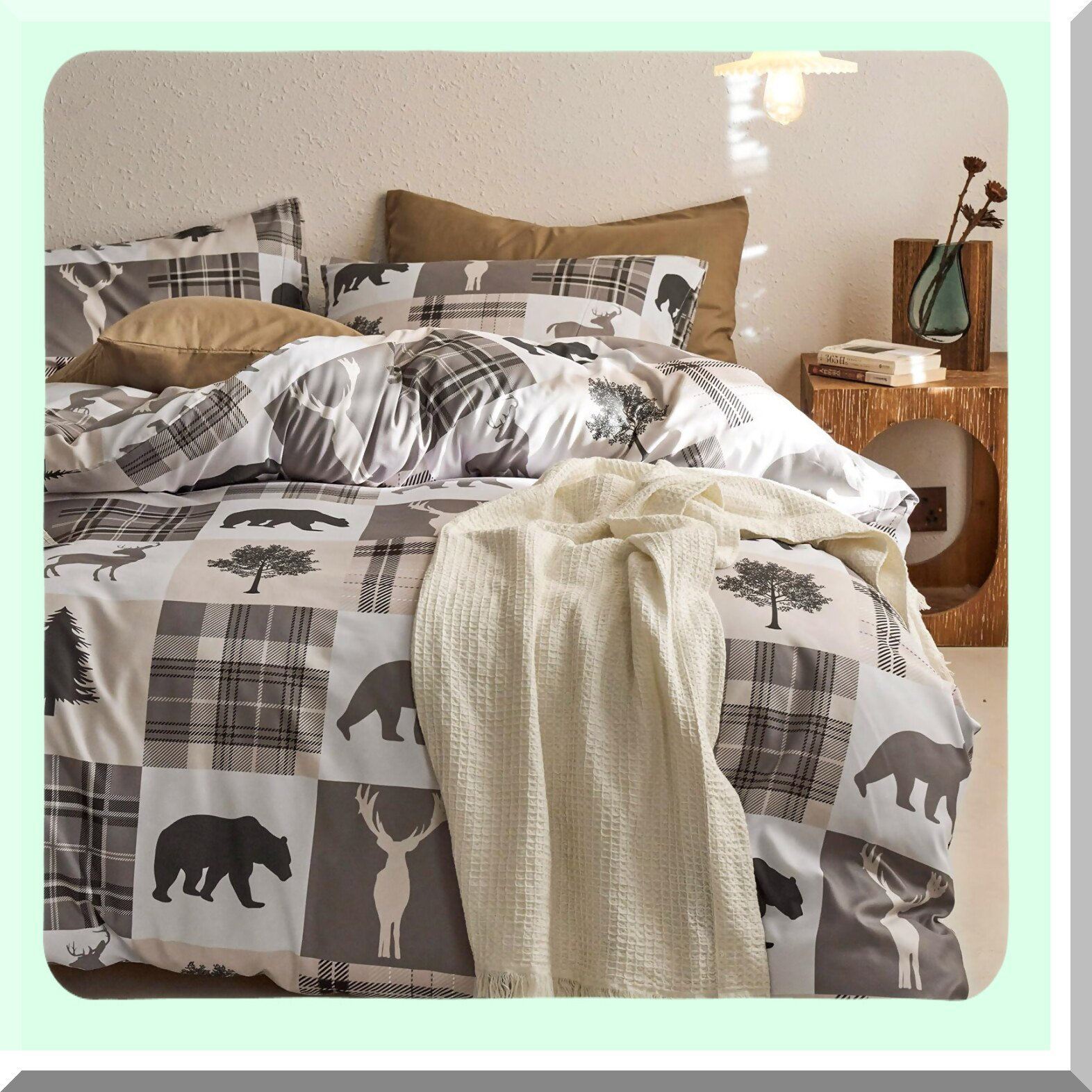 One Allium Way® Wilderness Retreat Comforter Set - Rustic Lodge ...