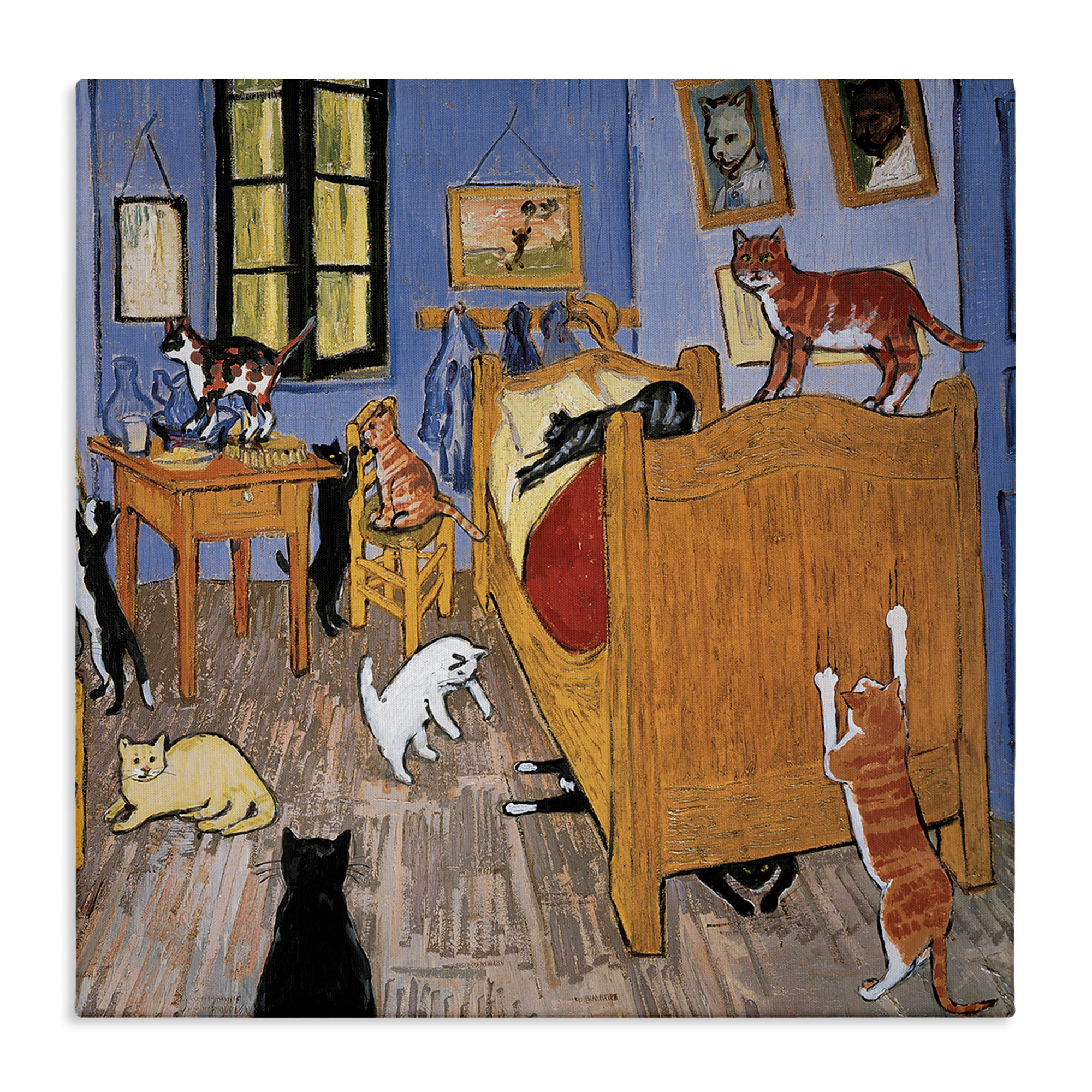 Winston Porter Cats in the Bedroom Classic Parody by Chameleon Design ...