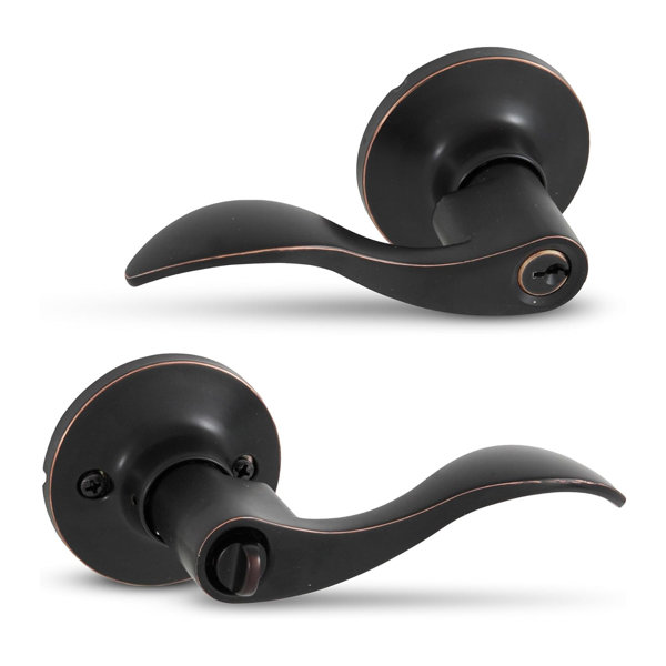 Kiflic Safes & Door Locks - Interior & Exterior Wave Lever Door Handle ...