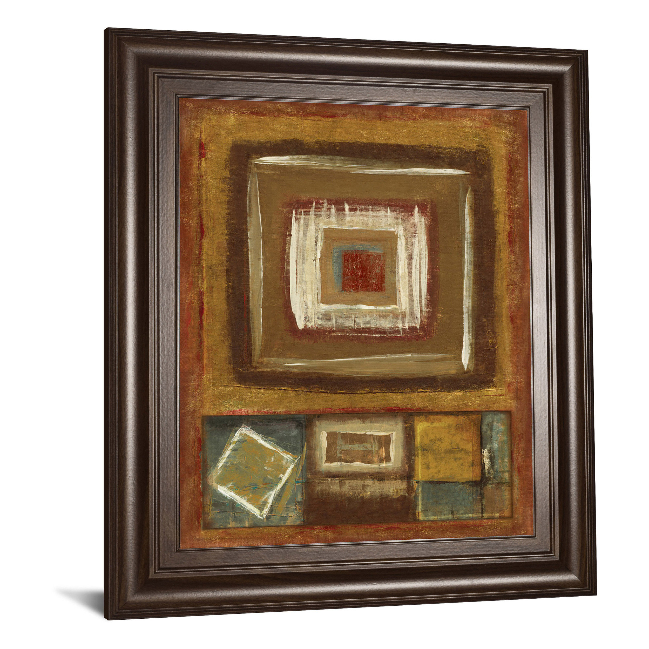 Lark Manor™ Geometric Warmth Wall Art - 22" x 26" - Cinnamon Mocha ...