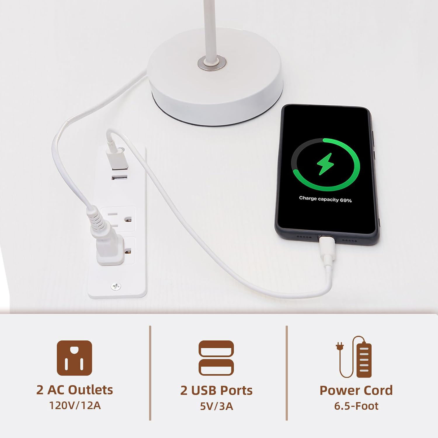 Ivy Bronx Tall Dresser With Clothes Rack, LED Lights & USB Charging ...