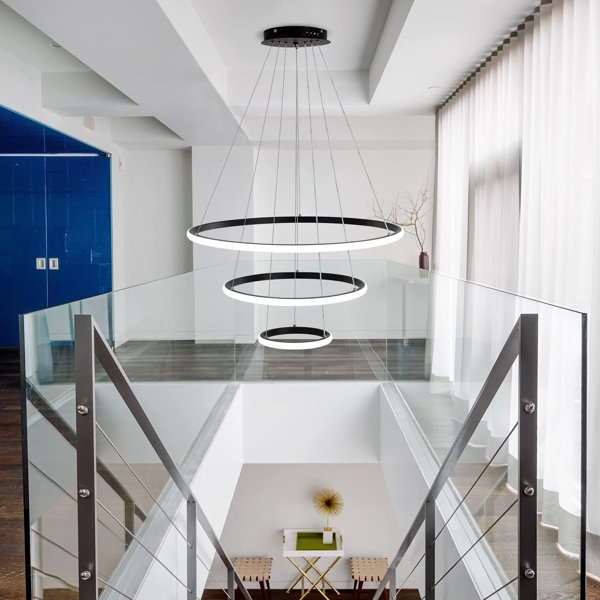 Wrought Studio Dado 3 - Light LED Tiered Chandelier & Reviews | Wayfair