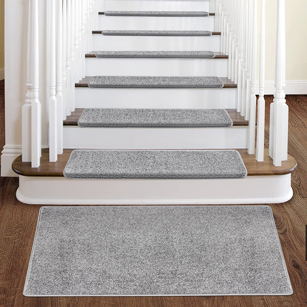 Eider & Ivory™ Kayella Non-Slip Indoor Stair Tread Set with Landing Mat ...