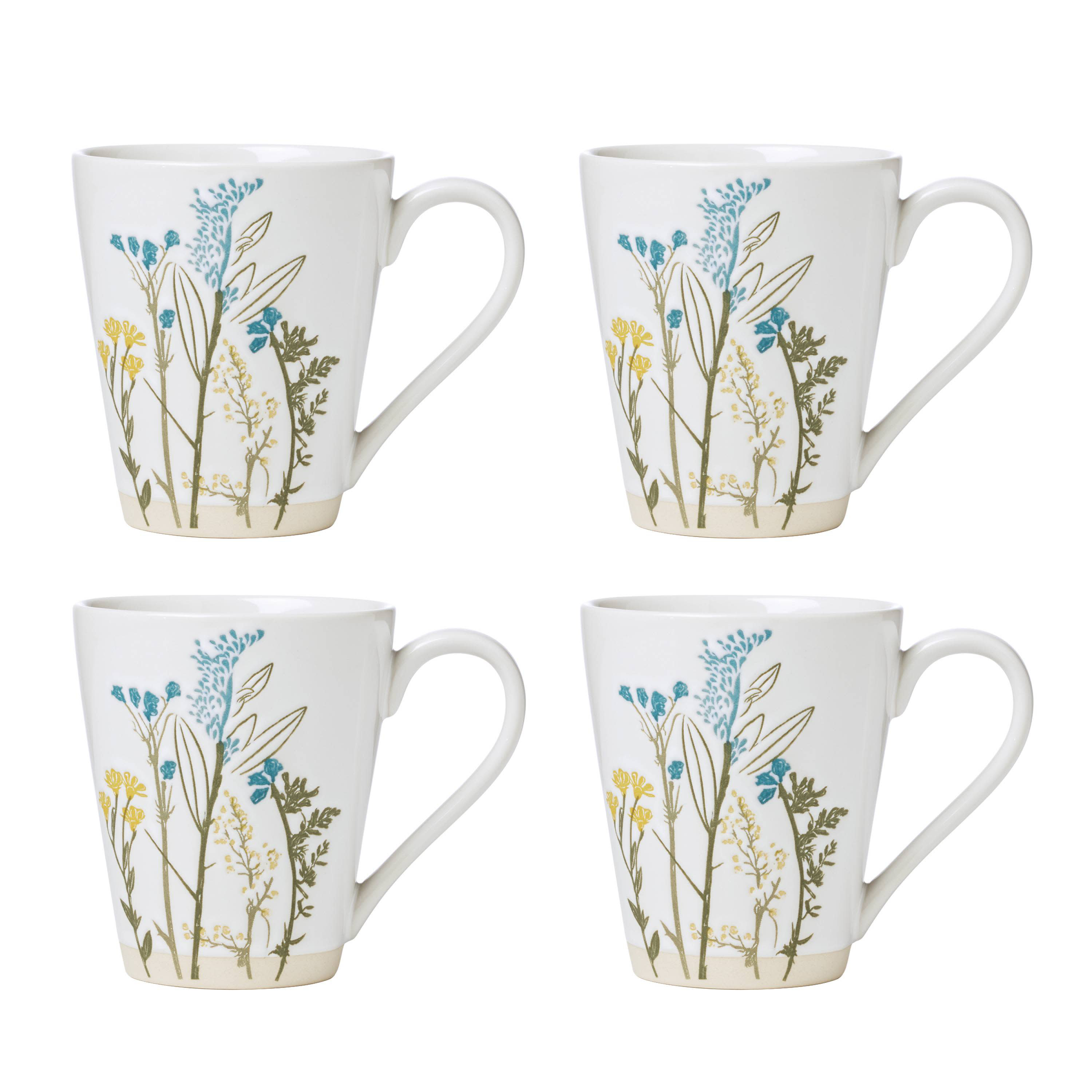 Lenox Wildflowers Mugs, Set Of 4 | Wayfair