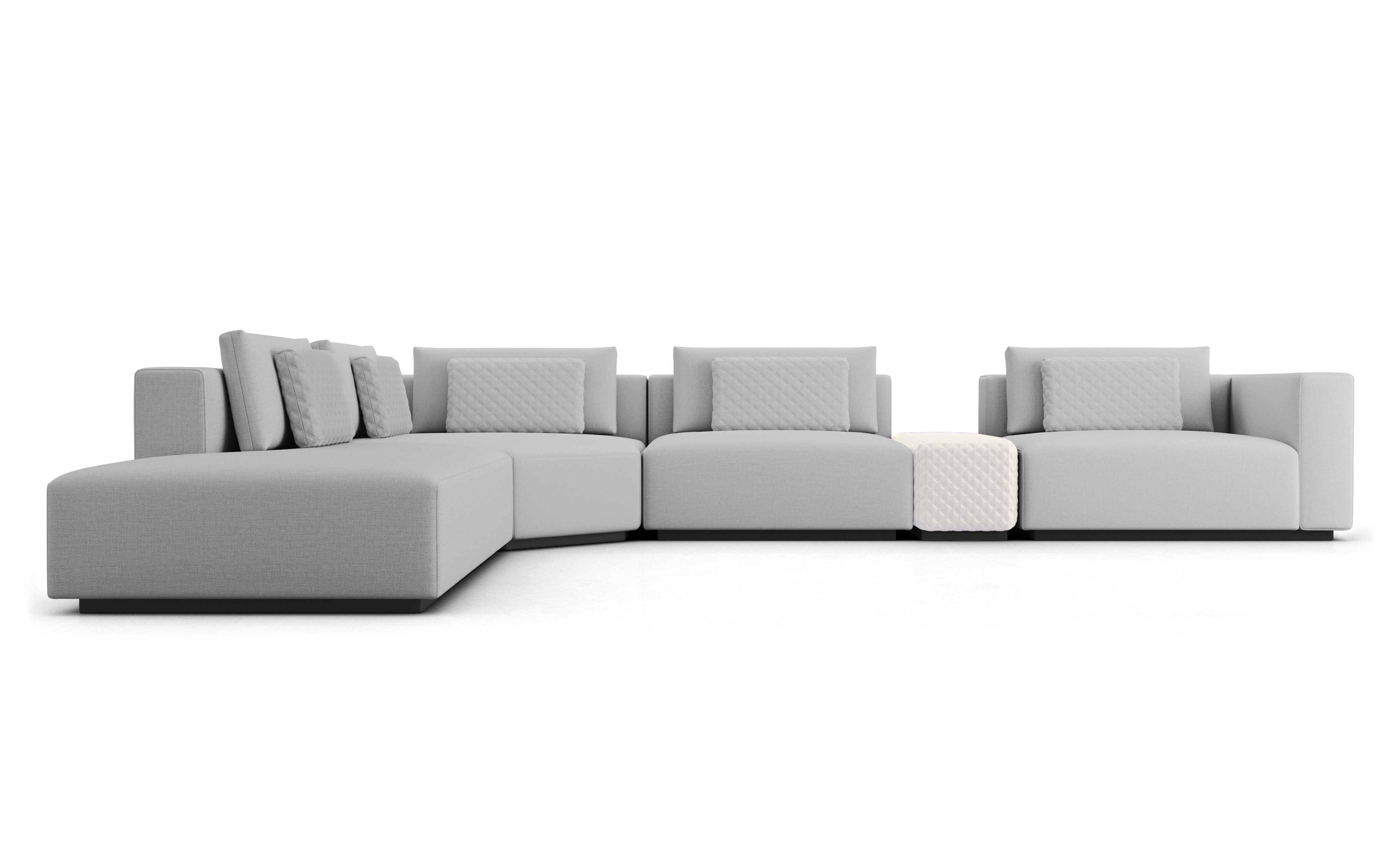 Orren Ellis Duthie Modular Sofa Set 30 In Gris Fabric - Wayfair Canada