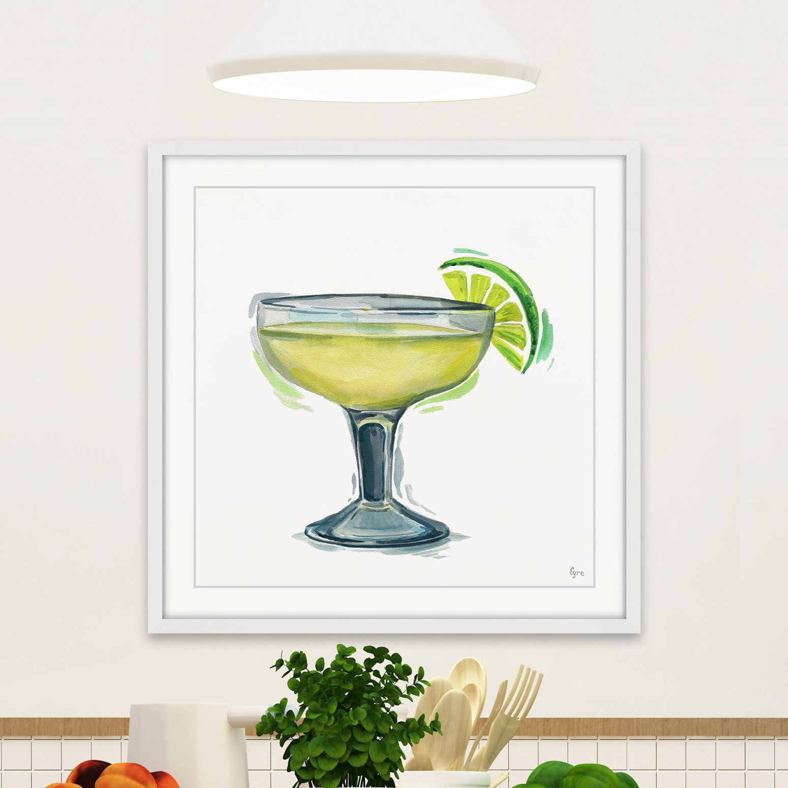 Latitude Run® Margarita Citron by Eyre Tarney - Picture Frame Print ...