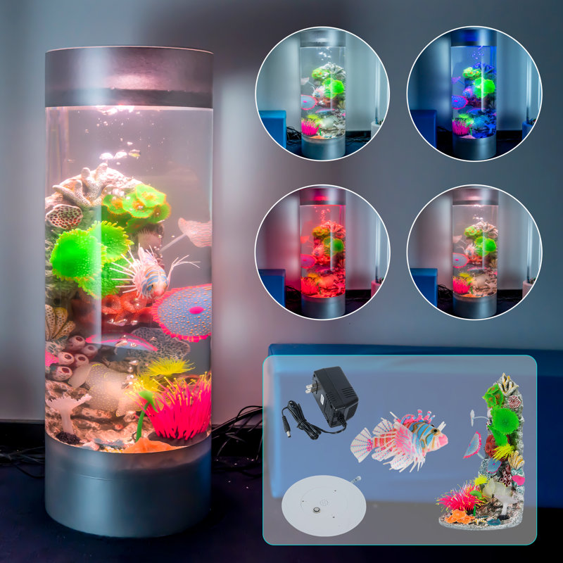 Tucker Murphy Pet™ Fantasy Coral Fish Tank Lamp - LED Color-Changing ...