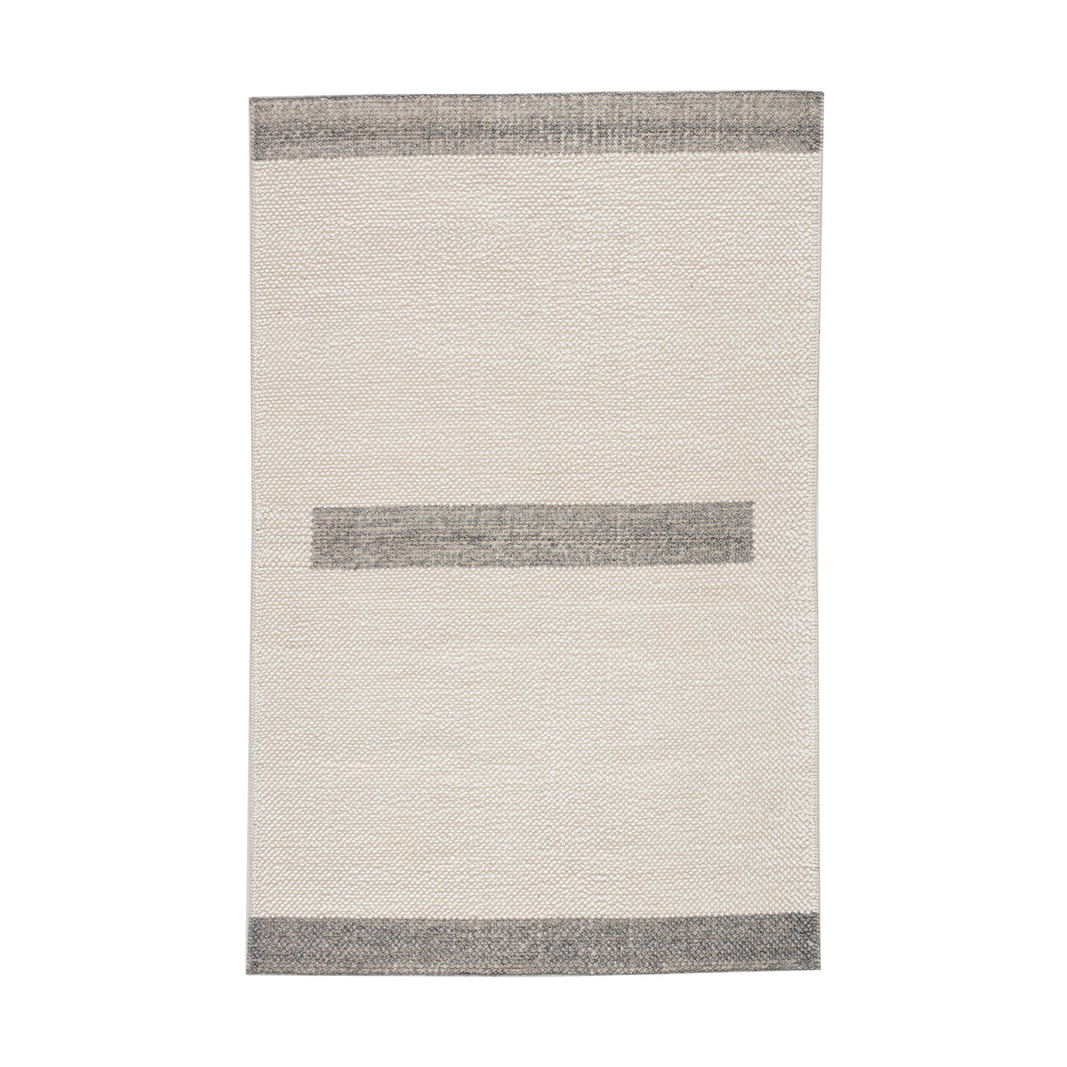 Summer Classics Hand Hooked Pewter/Ivory Indoor/Outdoor Area Rug ...