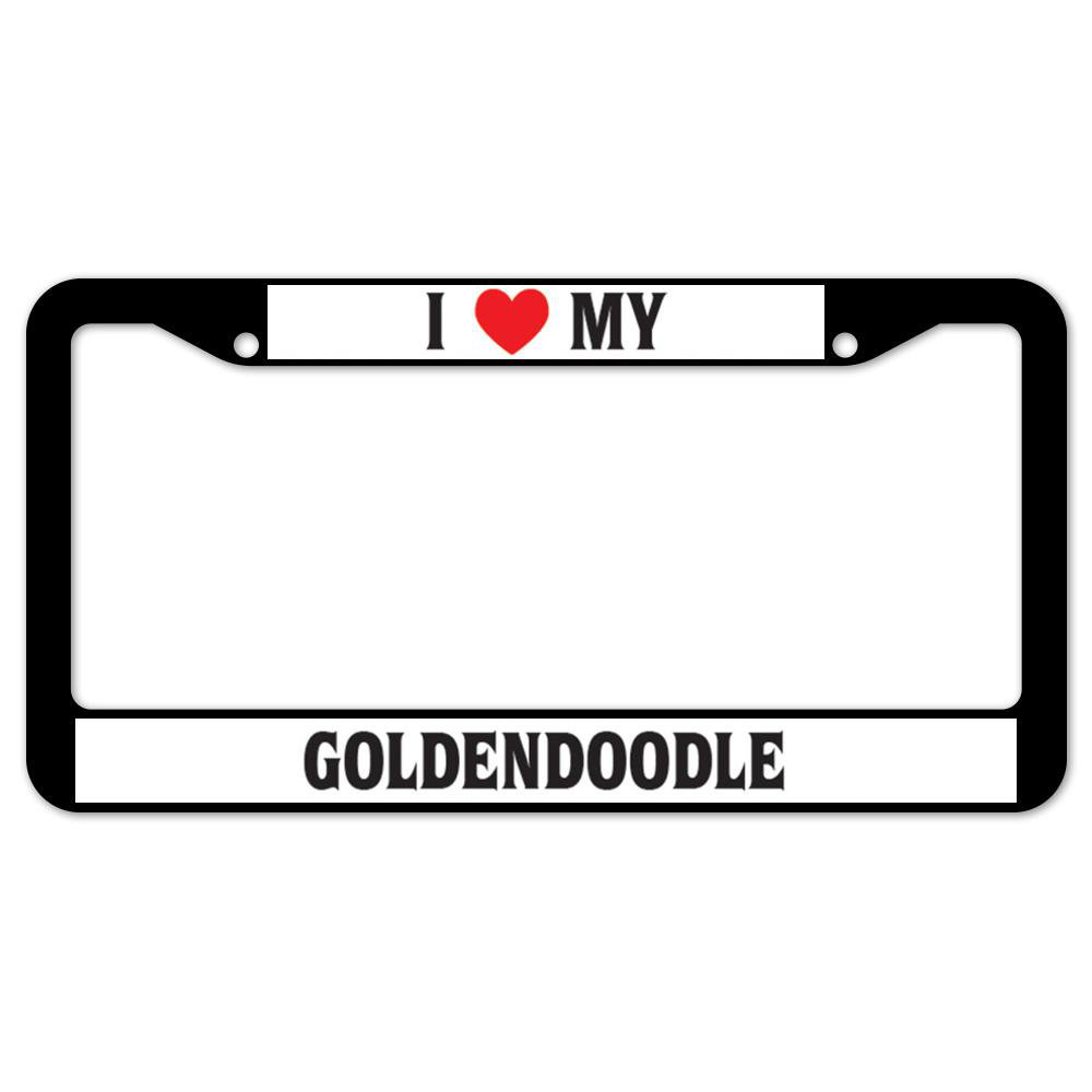 SignMission I Love My Goldendoodle Plate Frame | Wayfair