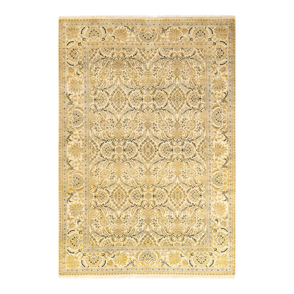 Solo Rugs One-of-a-Kind 6' 1" X 8' 10" 2000s Wool Area Rug Ivory | Wayfair