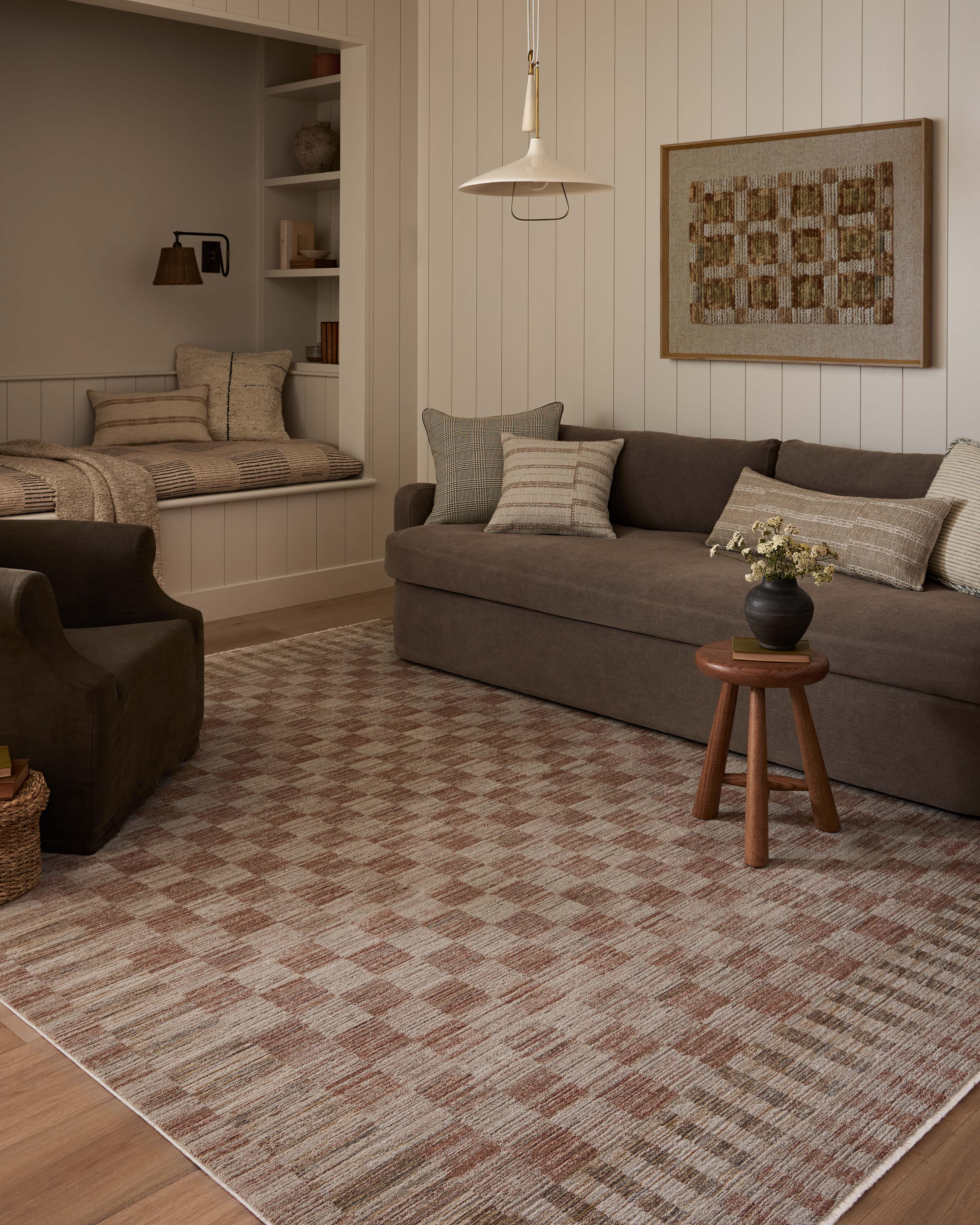 Amber Lewis x Loloi Cali Brick / Natural Area Rug & Reviews | Wayfair