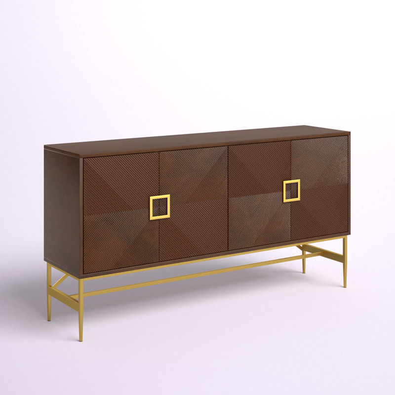 Willa Arlo™ Interiors Pabon 65'' Modern Storage Sideboard with Metal ...