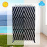 Kozyard Metal Privacy Screen Decorative Outdoor Divider with Stand ...