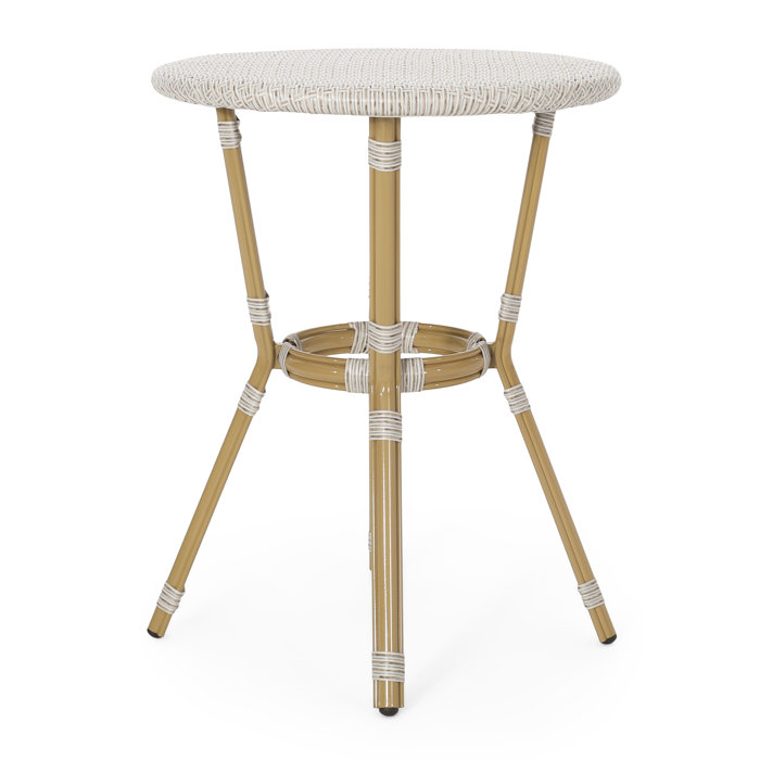 Longshore Tides Wicker Bistro Table & Reviews | Wayfair