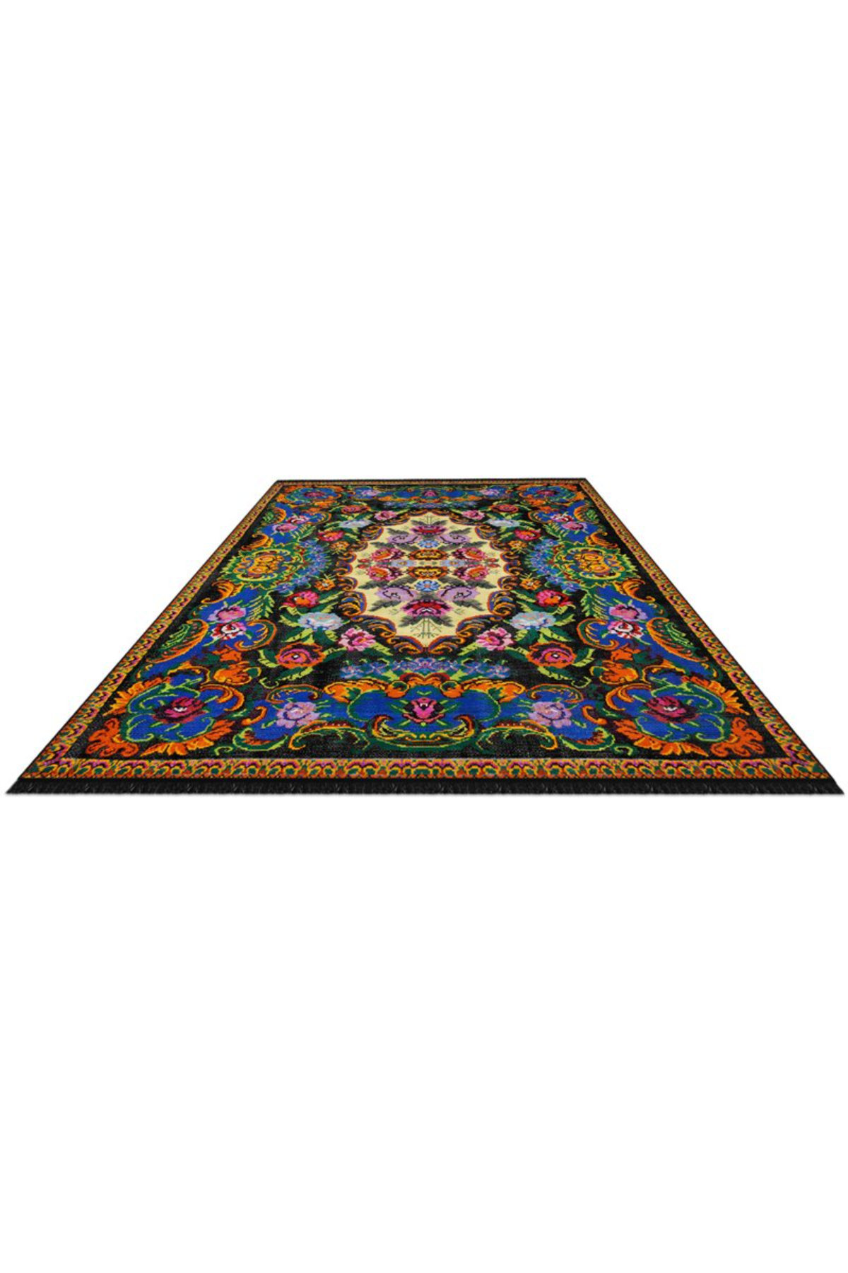 Rugpera Karabag Cotton Indoor/Outdoor Area Rug | Wayfair