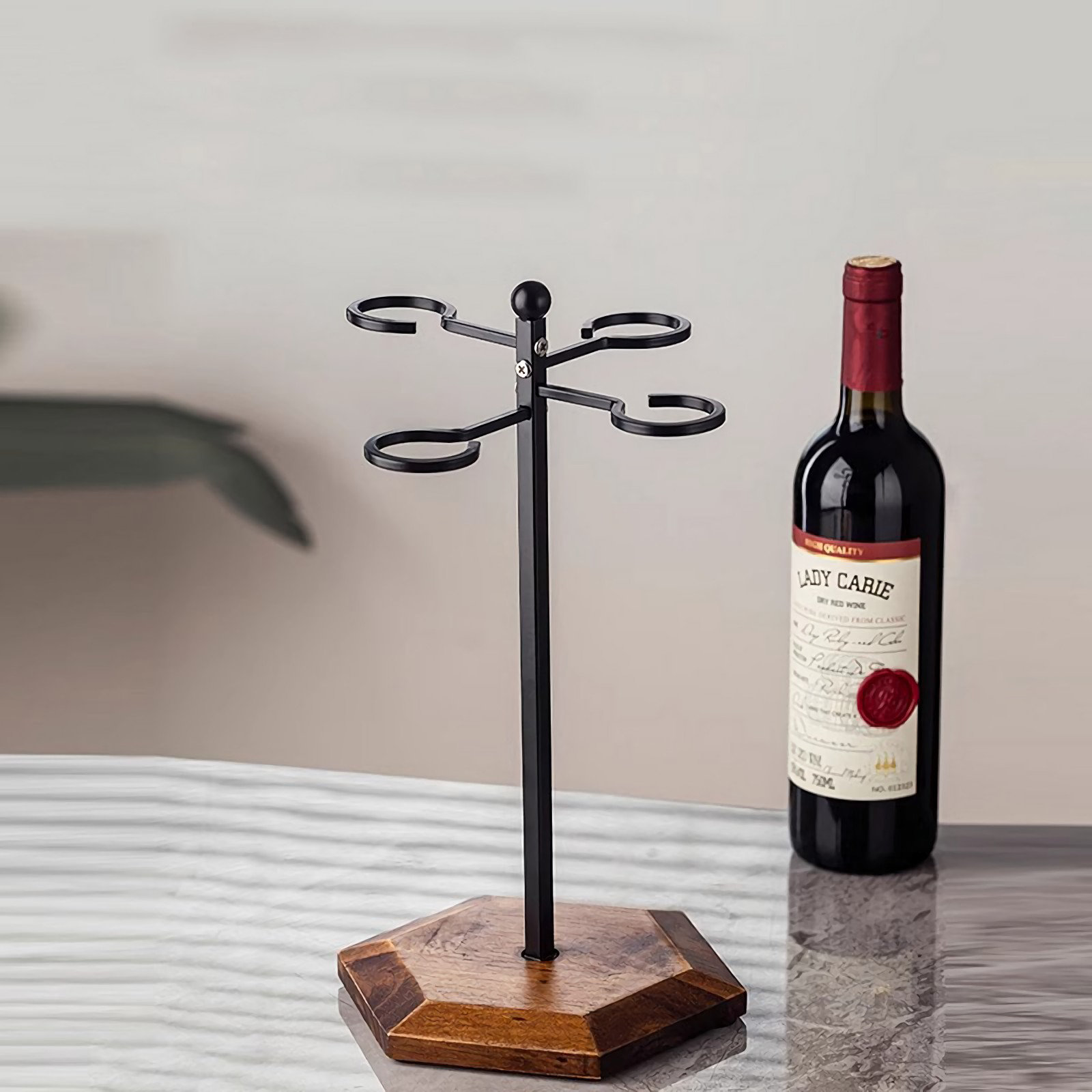 17 Stories Creative Wine Glass Rack Ornament - Modern Minimalist ...