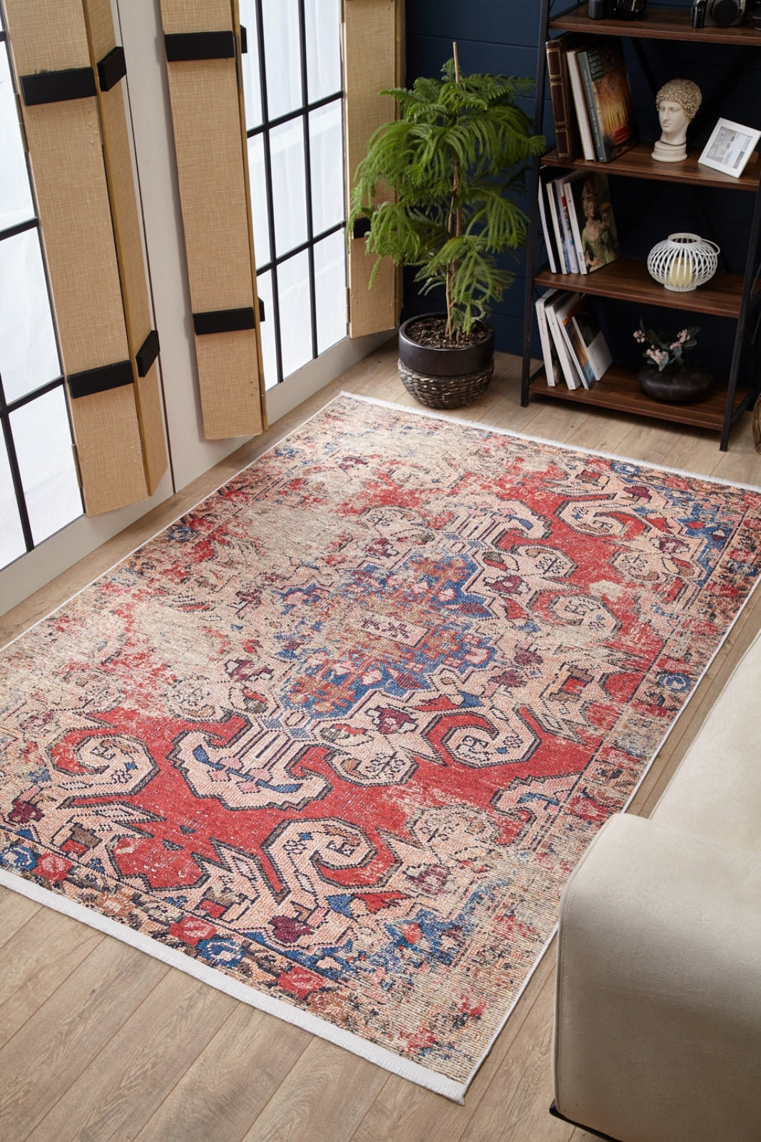 Lofy Tapis intérieur / extérieur en coton Usso avec envers antidérapant - Wayfair Canada