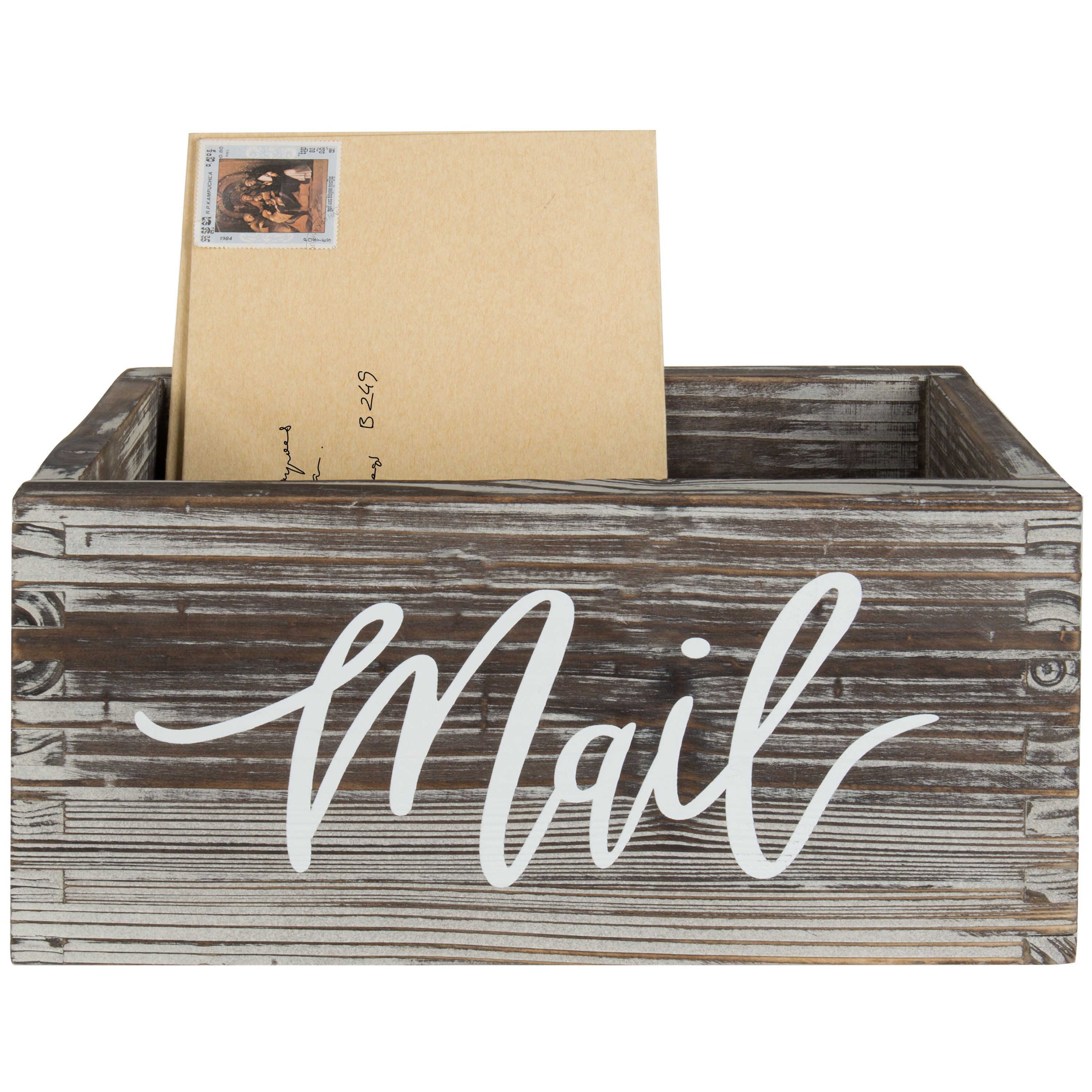 MY GIFT Derrek Solid Wood Desk Mail Organiser & Reviews | Wayfair.co.uk