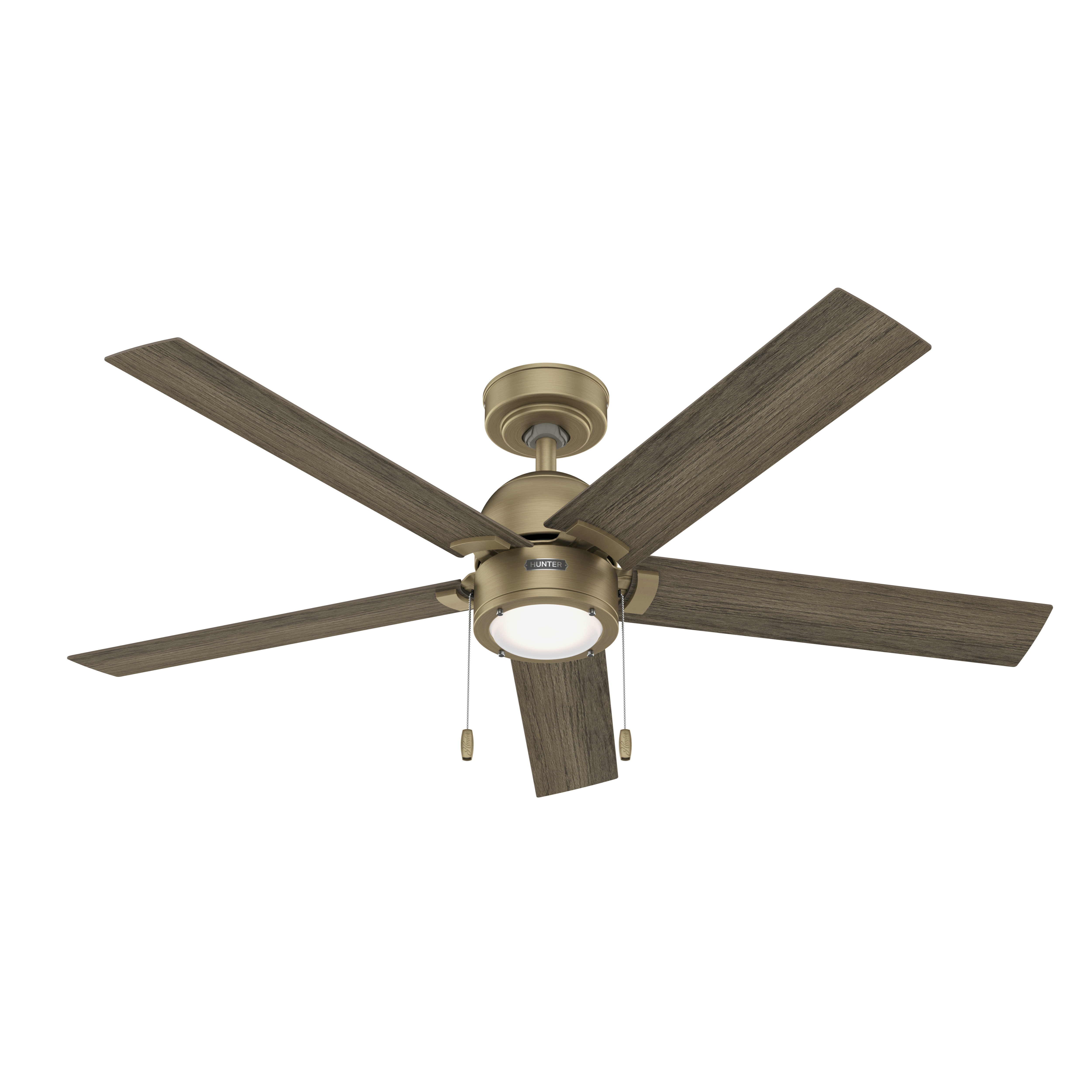 Hunter Fan 52" Erling 6 - Blade Ceiling Fan with LED Light Kit and Pull ...