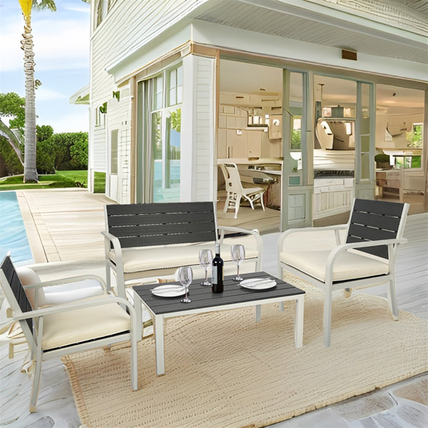 Latitude Run® Soffren 330 - Person Seating Group with Cushions ...
