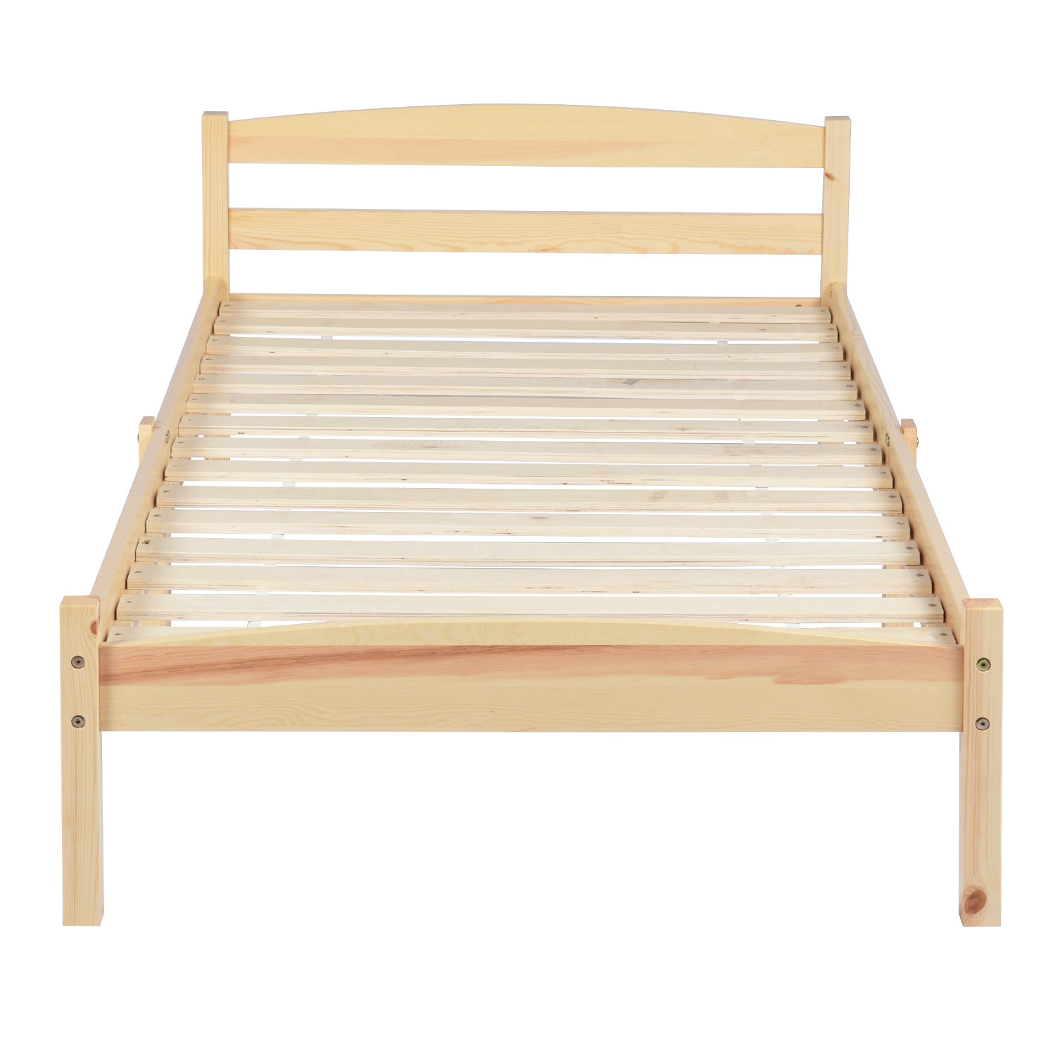 Rosalind Wheeler Buybyroom Wood Single Bed Frame 90 X 190, Solid Pine ...