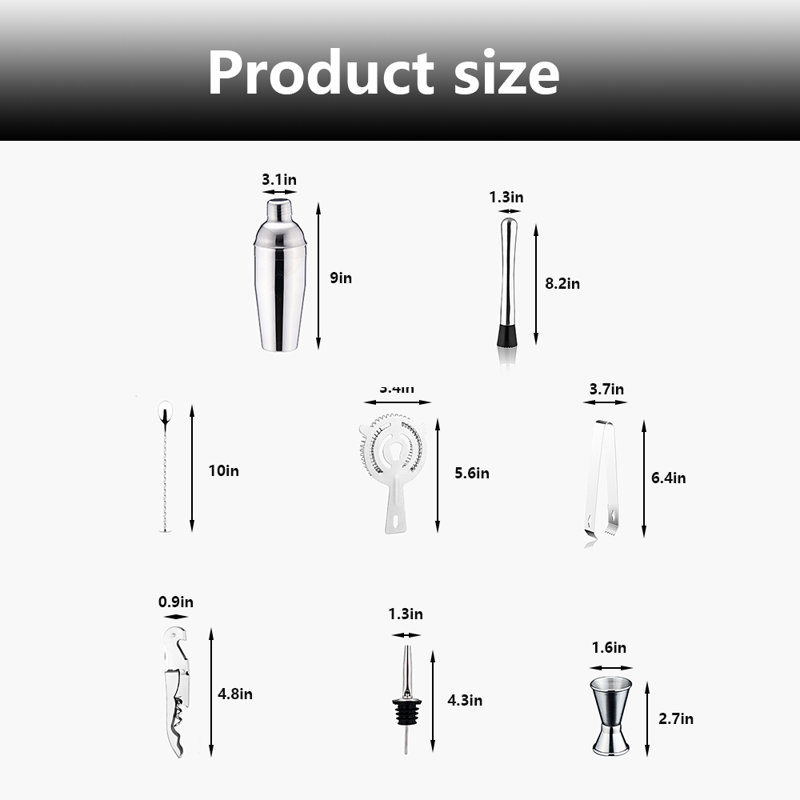 Ivy Bronx Kayliyah Bar Tool Set | Wayfair