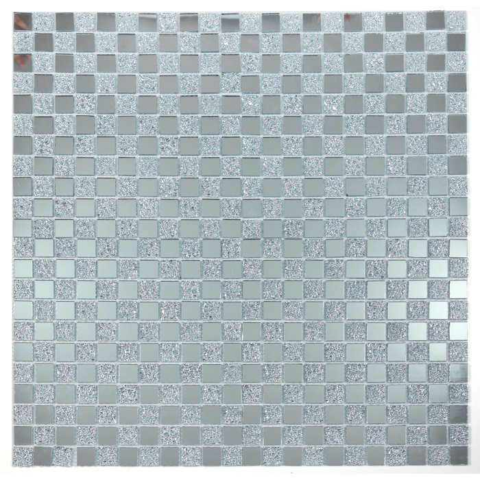 Abolos 1'' W x 1'' L Glass Tile Mosaic Sheet | Wayfair