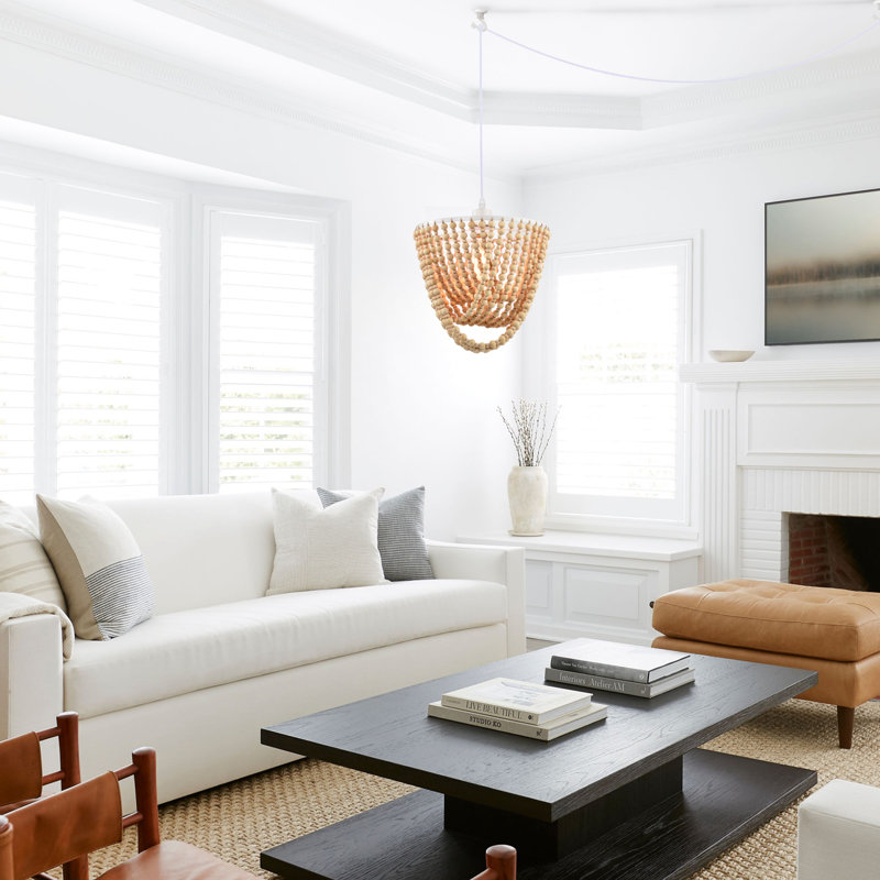 Dakota Fields Gillian 1 - Light Bowl Drum Pendant | Wayfair