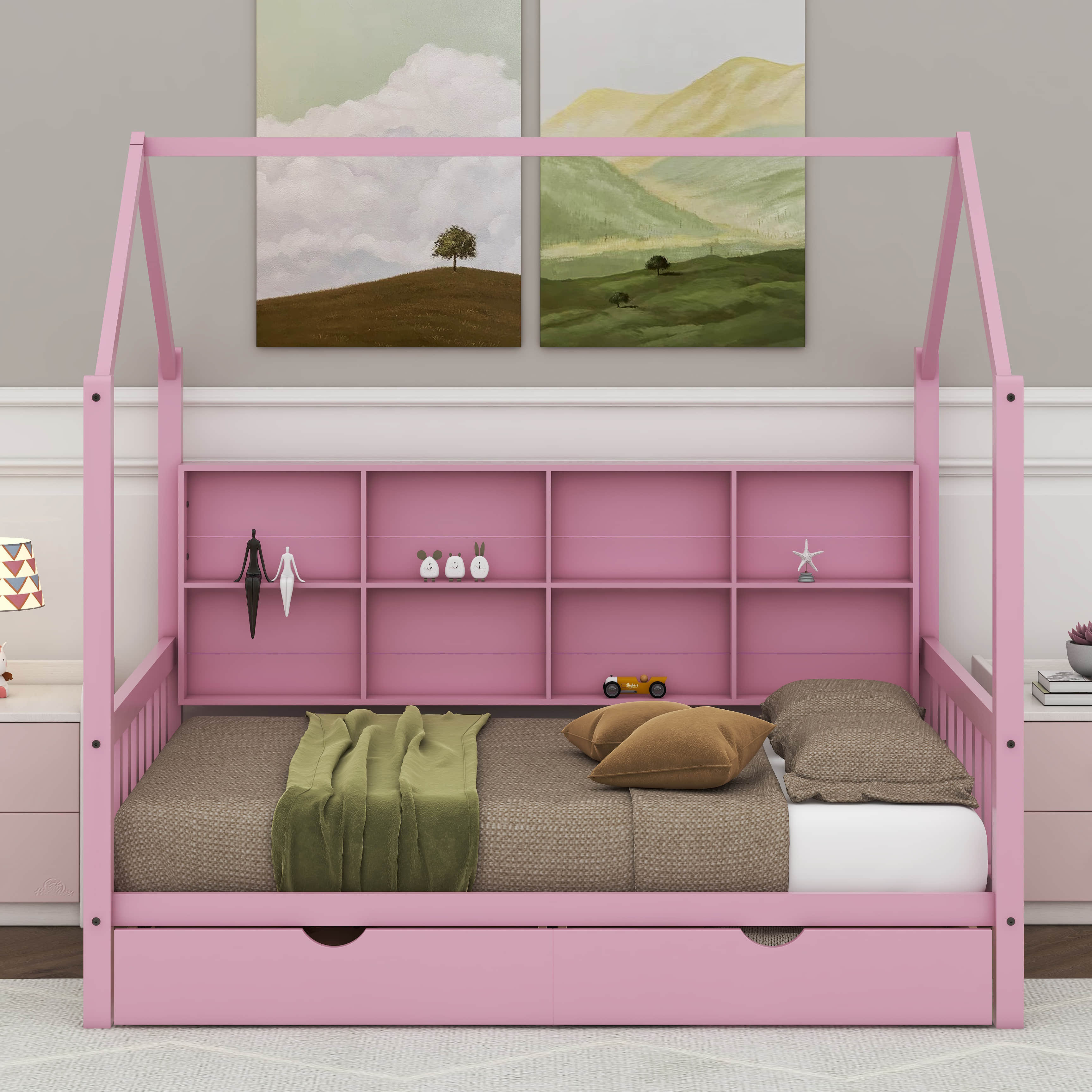 Cosmic Slat Storage Bed - Wayfair Canada