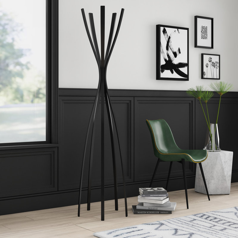 Wade Logan® Coat Rack, Hall Tree, Free Standing, 5 Hooks, Entryway, 72 ...