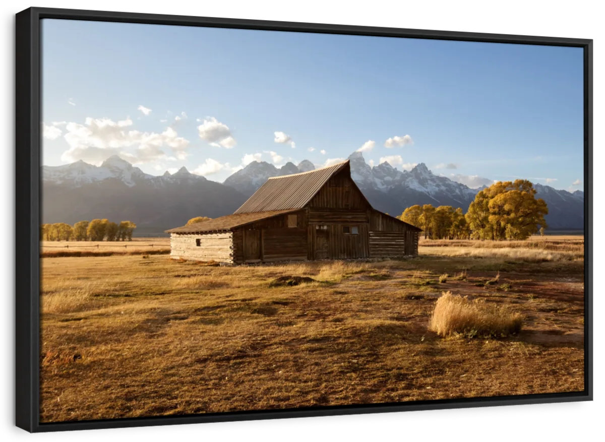 Loon Peak® Places " Wyoming Moulton Barn Canvas Print " | Wayfair