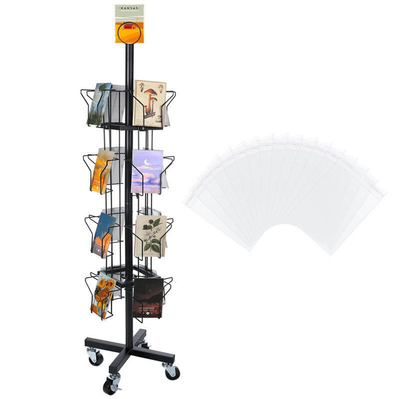 Rebrilliant 4 Tiered Greeting Card Display Rack | Wayfair