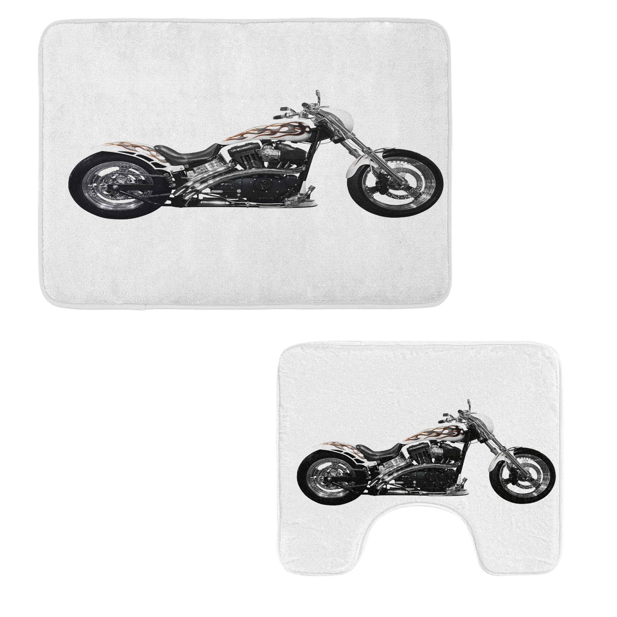 East Urban Home Hipster Bathroom Rug Set 2 Pieces Rectangle & Contour ...