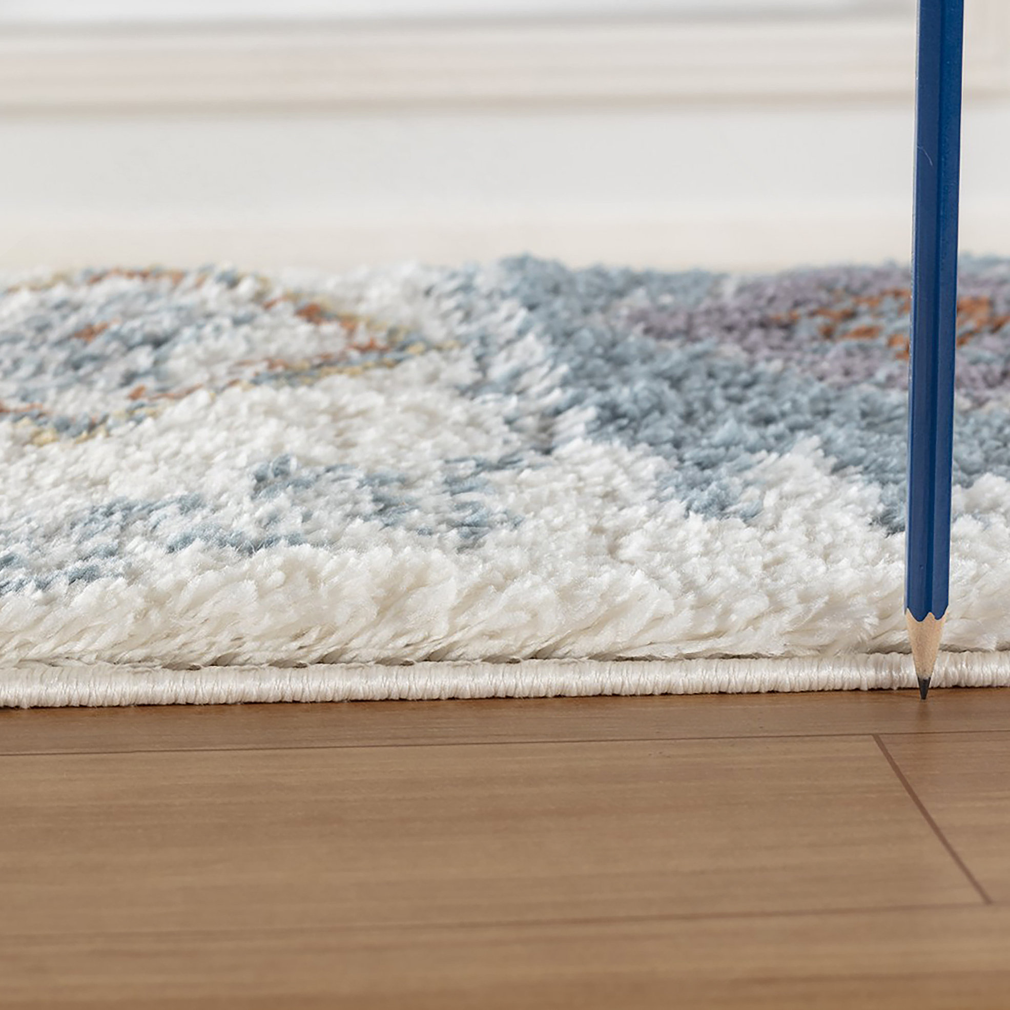 Union Rustic Loft Shag Ivory Shaggy Area Rug | Wayfair