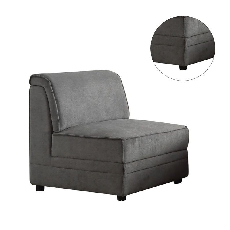Red Barrel Studio® 30'' Wide Velvet Slipper Chair | Wayfair
