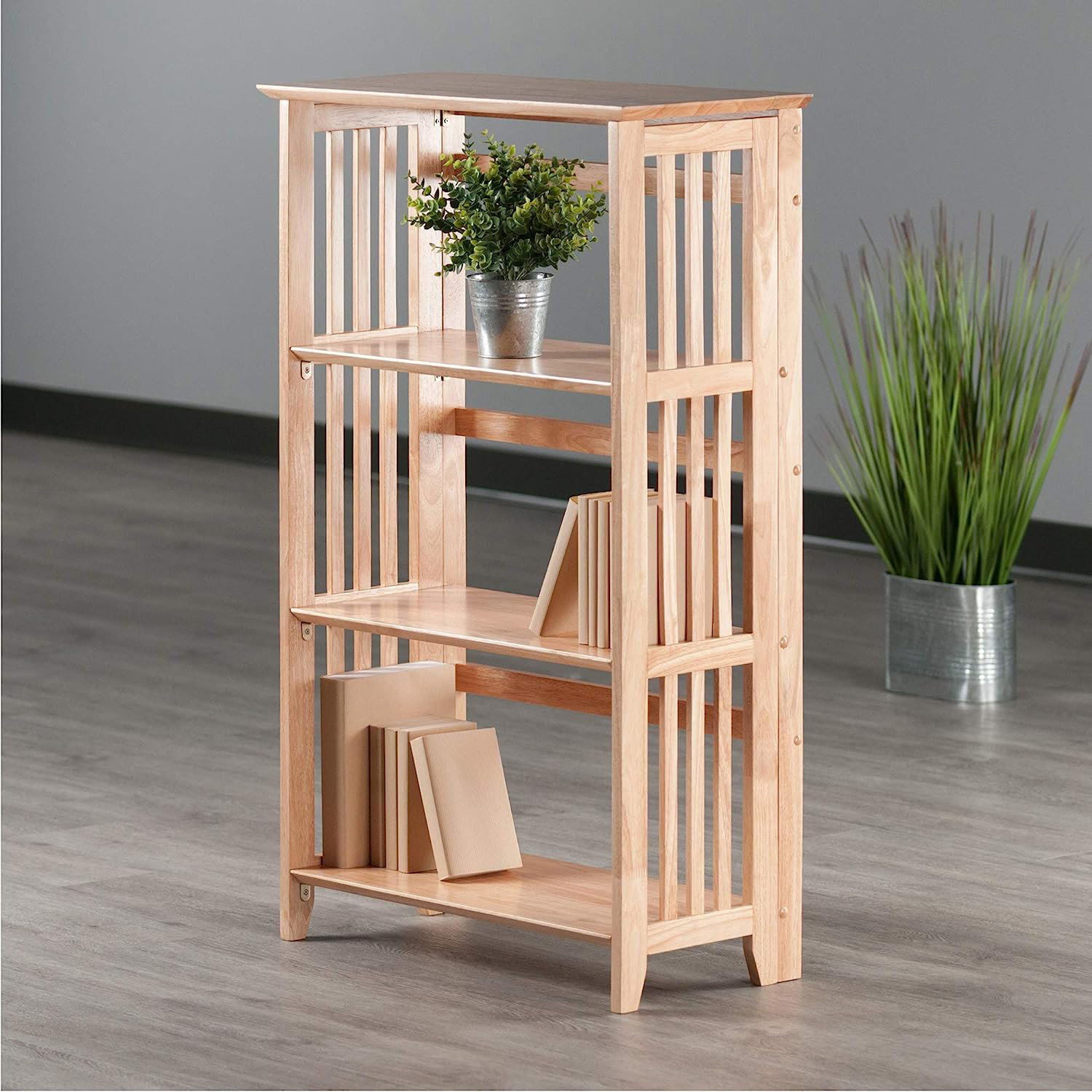 Red Barrel Studio Baca Calfee Foldable Etagere Bookcase & Reviews ...