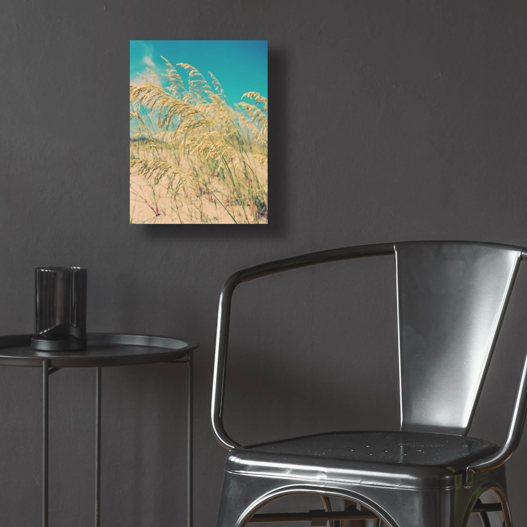 Ebern Designs 'Sea Oats' by Myan Soffia, Acrylic Glass Wal Art | Wayfair