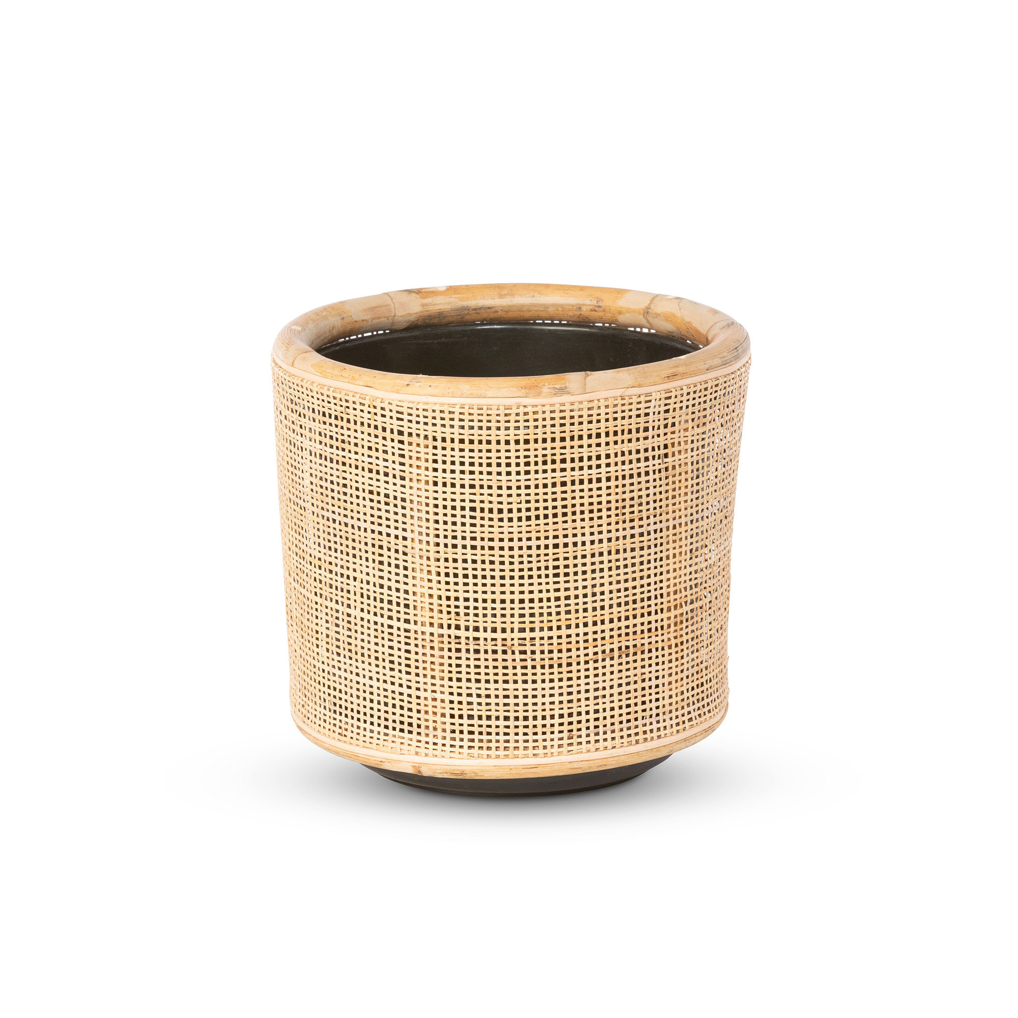Park Hill Collection La Boheme Rattan Pot Planter | Wayfair